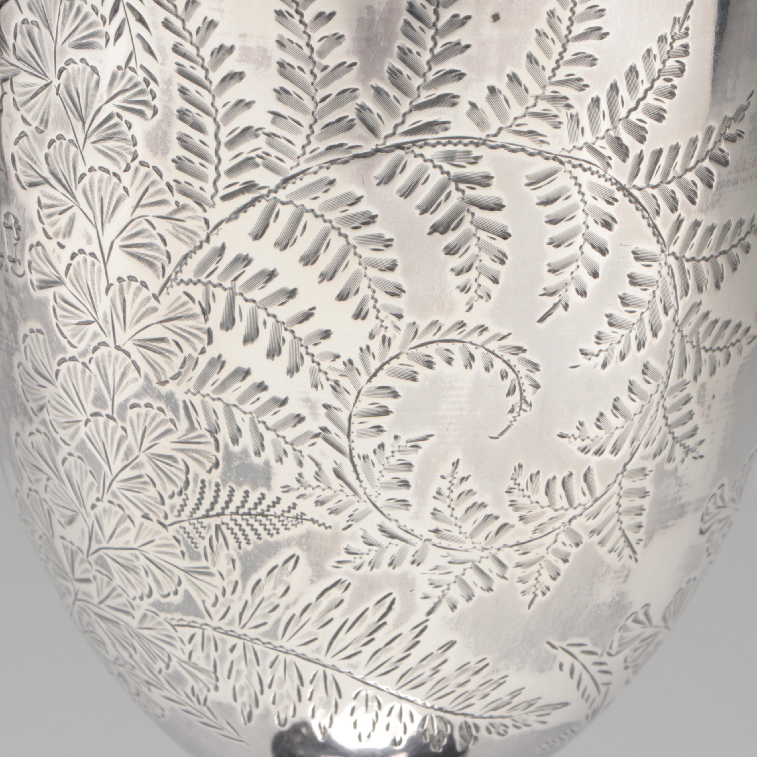 Robert Pringle & Sons Chased Sterling Silver Trophy Goblet, 1896 | EBTH