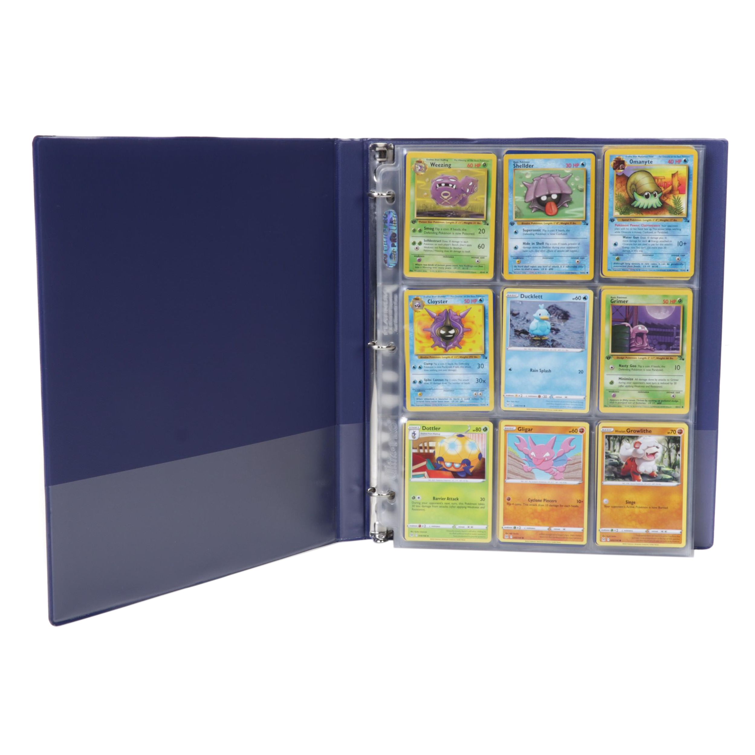 Pokémon Trading Cards Including First Edition Weezing and Shellder ...