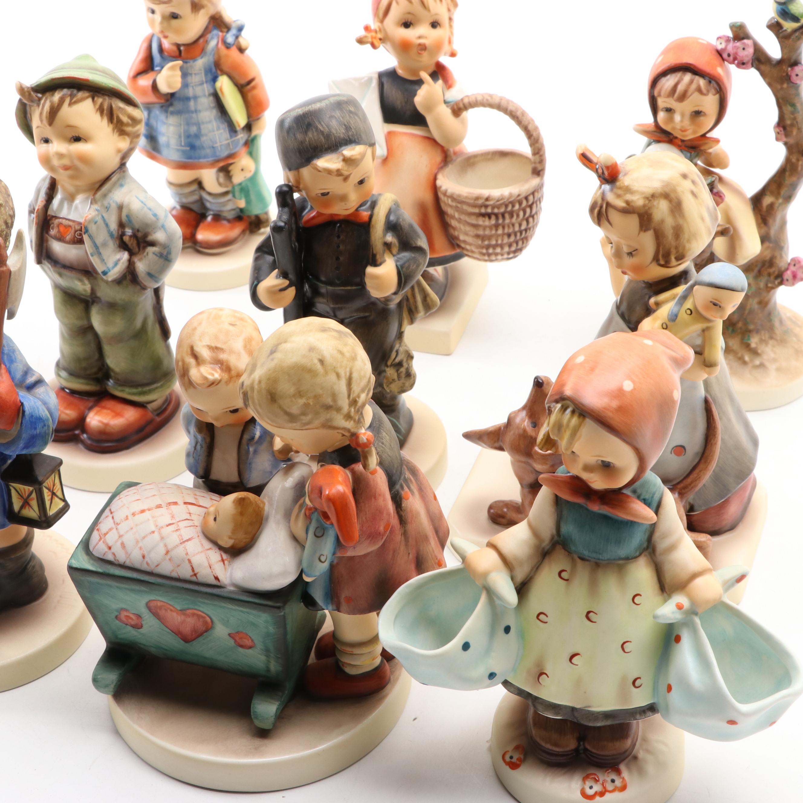 Goebel M. I. Hummel Club "Little Visitor" and More Porcelain Hummel ...