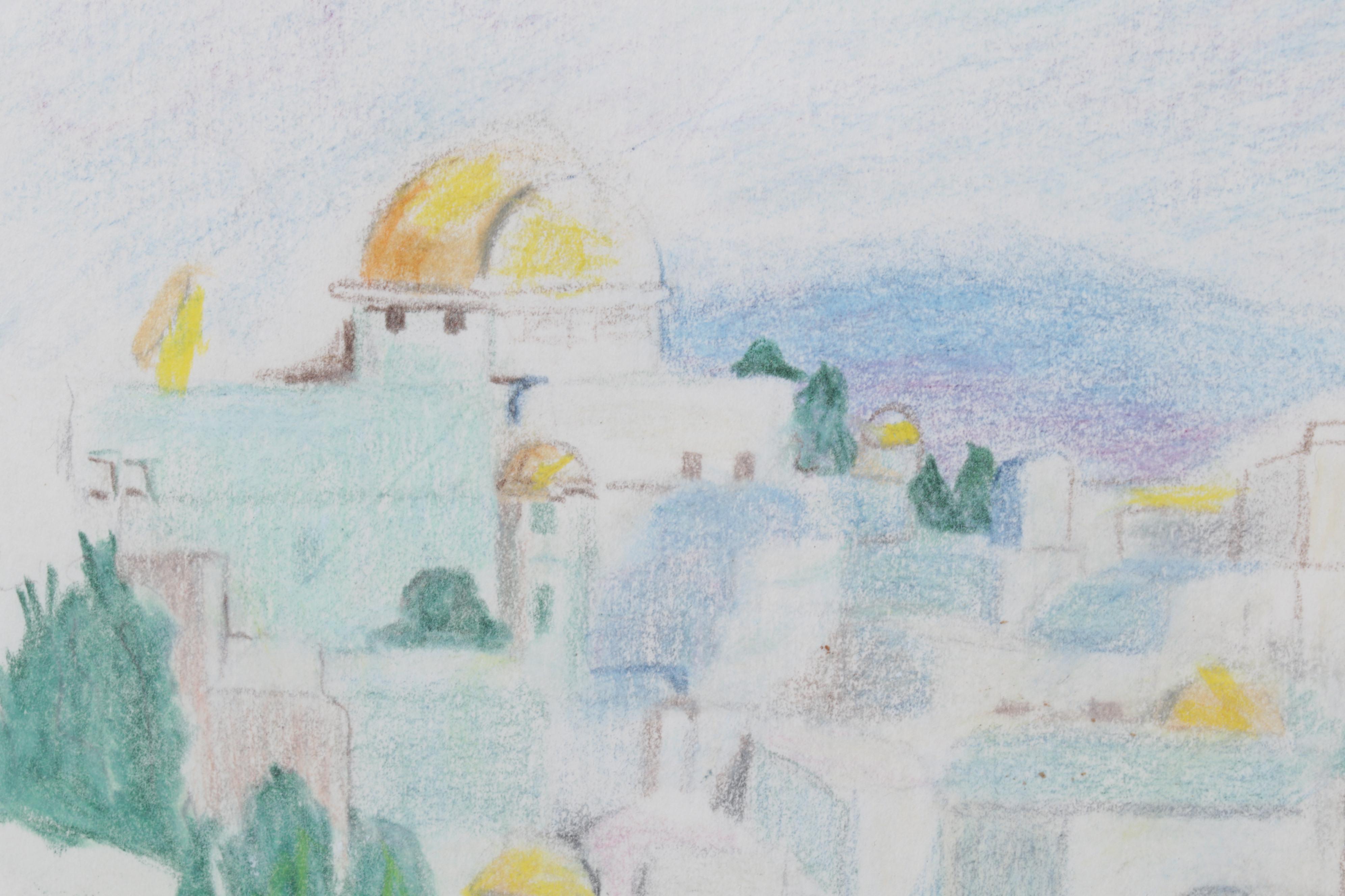Carol Fandozzi Colored Pencil Drawing "The Journey to Jerusalem" | EBTH