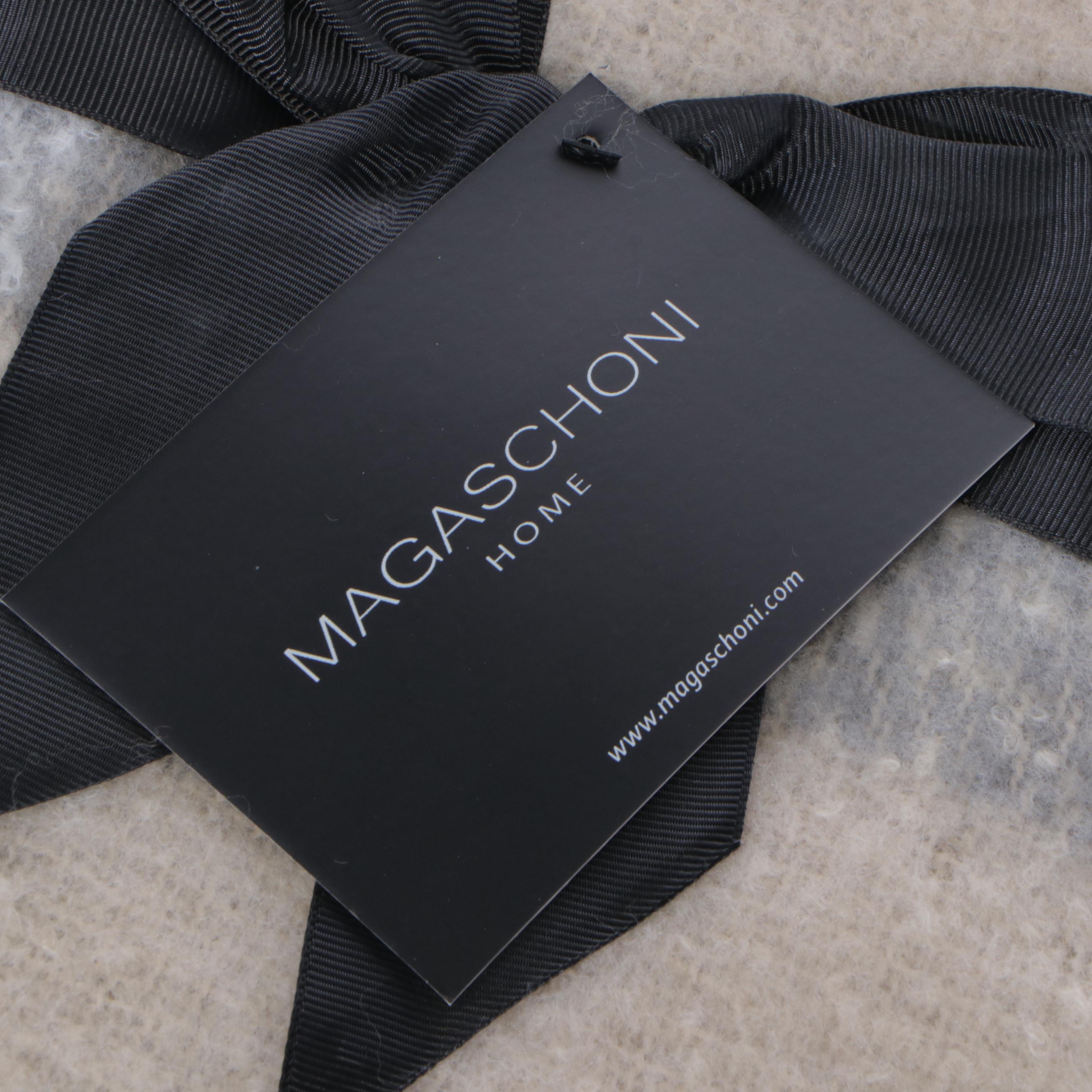 Magaschoni Home Faux Mohair Throws with Fringe | EBTH