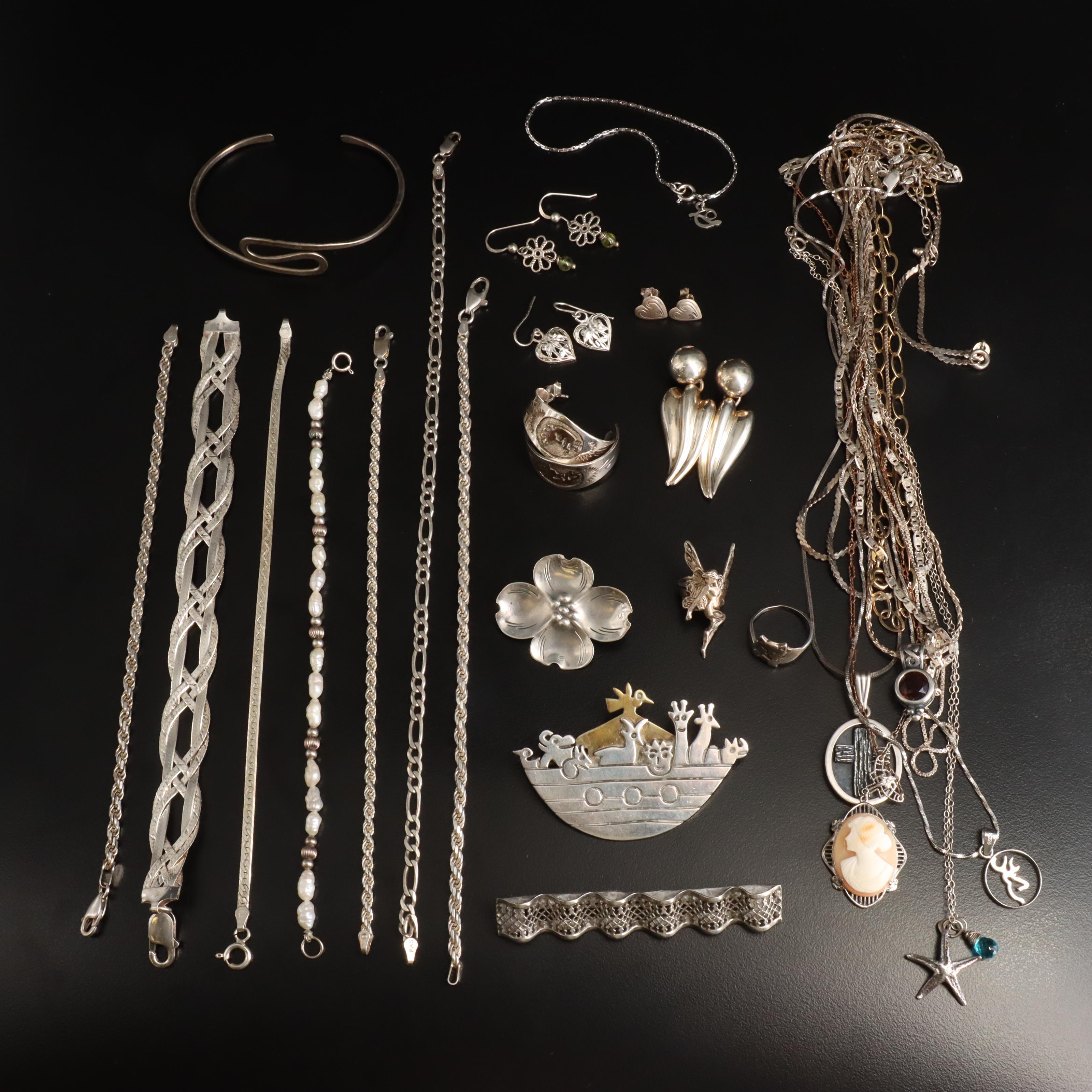 Sterling, Pearl, Stuart Nye and Fairy Ear Cuff Featured in Jewelry ...