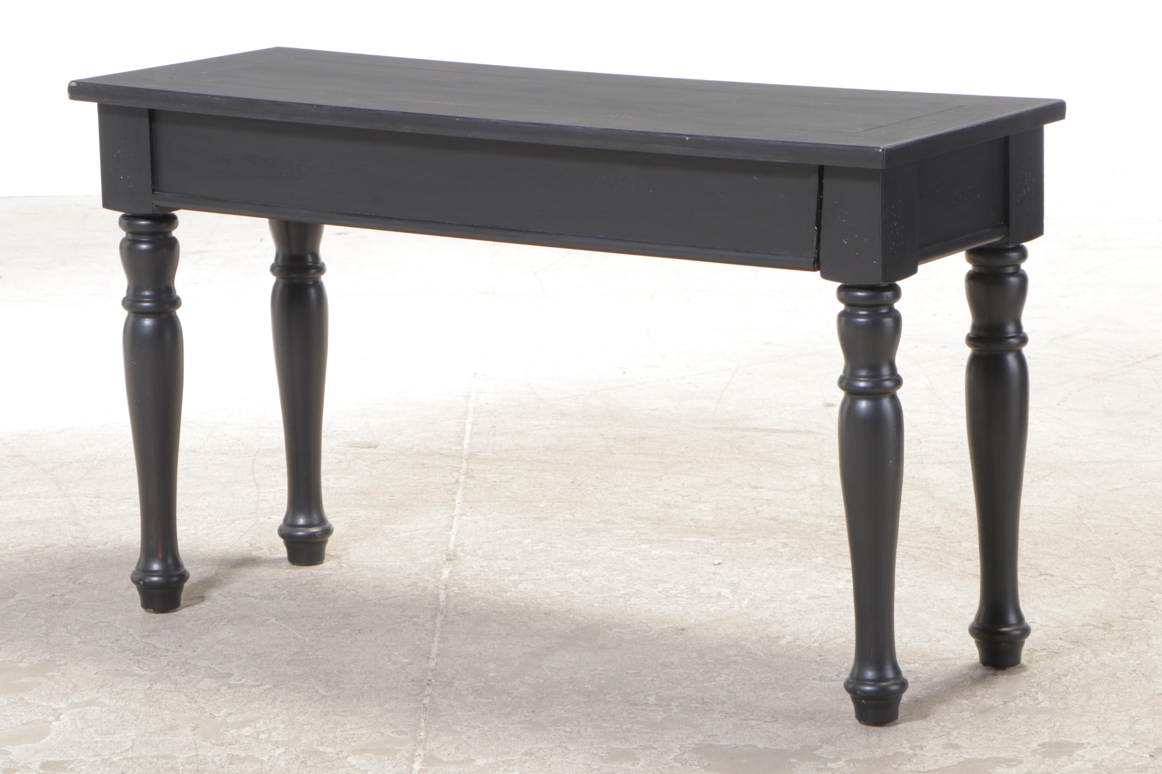 Broyhill Ebonized Console Table | EBTH