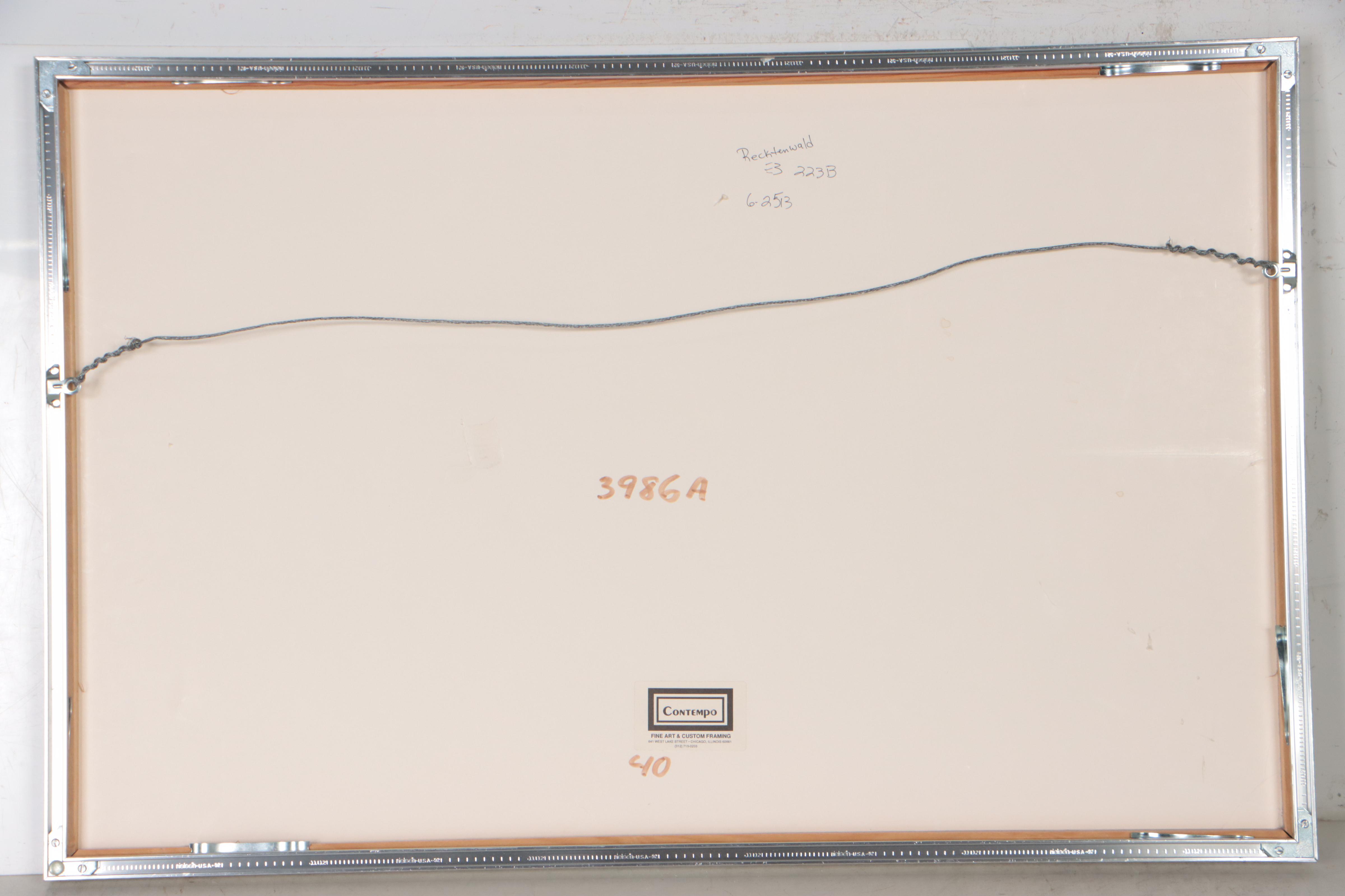 Lake Landscape Lithograph, Late 20th Century | EBTH