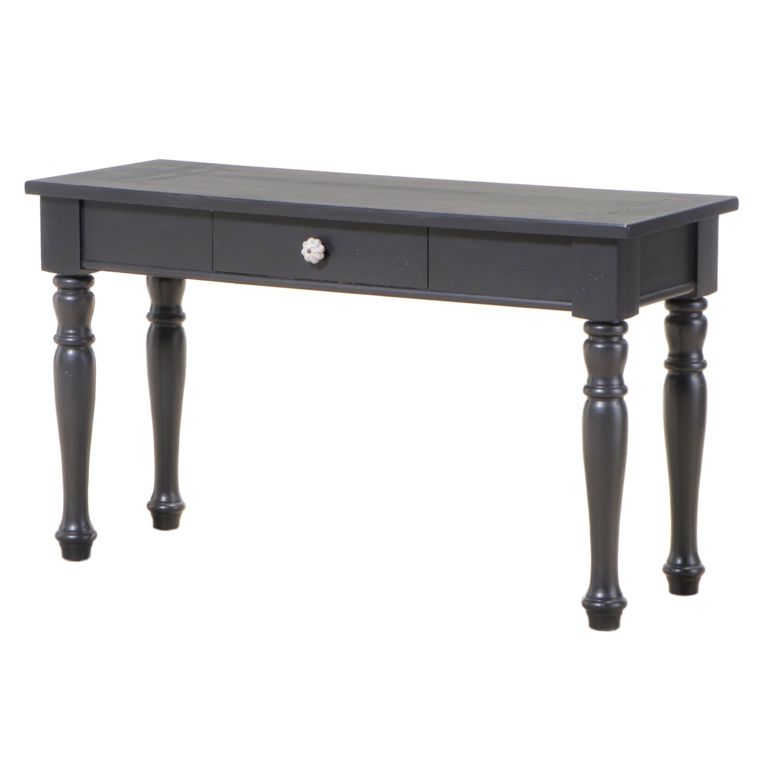 Broyhill Ebonized Console Table | EBTH