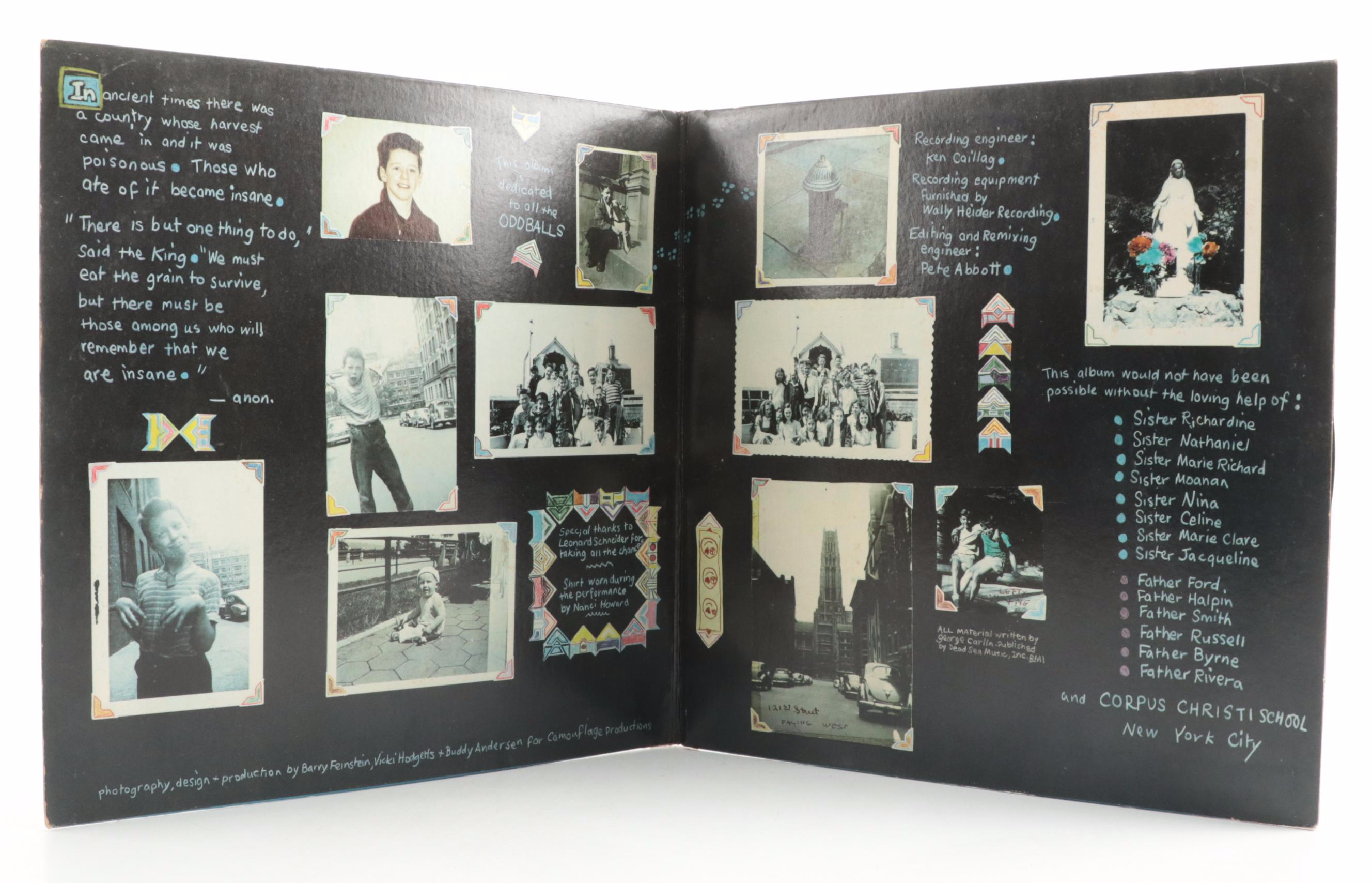 Linda Ronstadt, The Moody Blues, George Carlin and Other 12" Vinyl ...