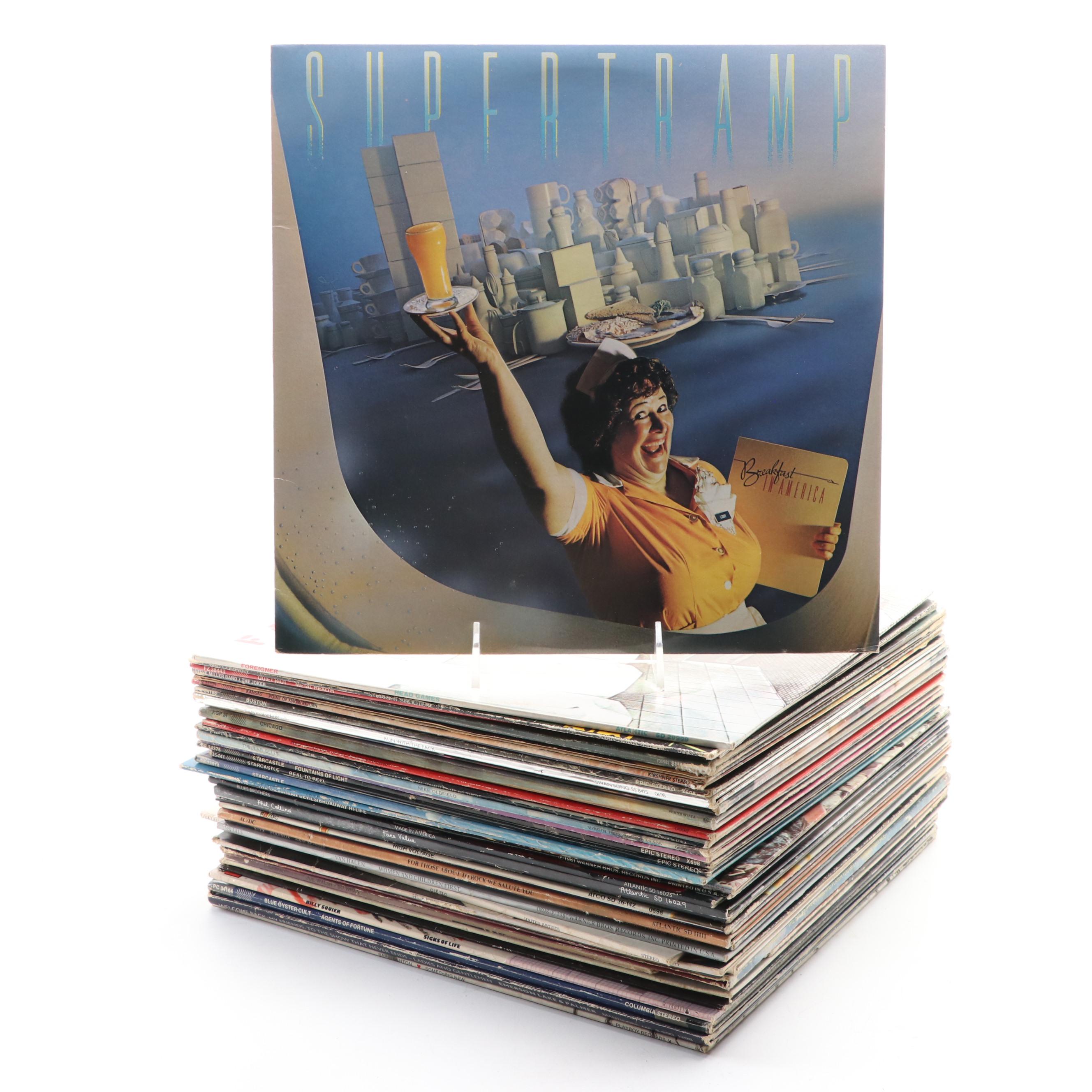 AC/DC, Van Halen, Styx, Phil Collins and Other 12" Vinyl Records | EBTH