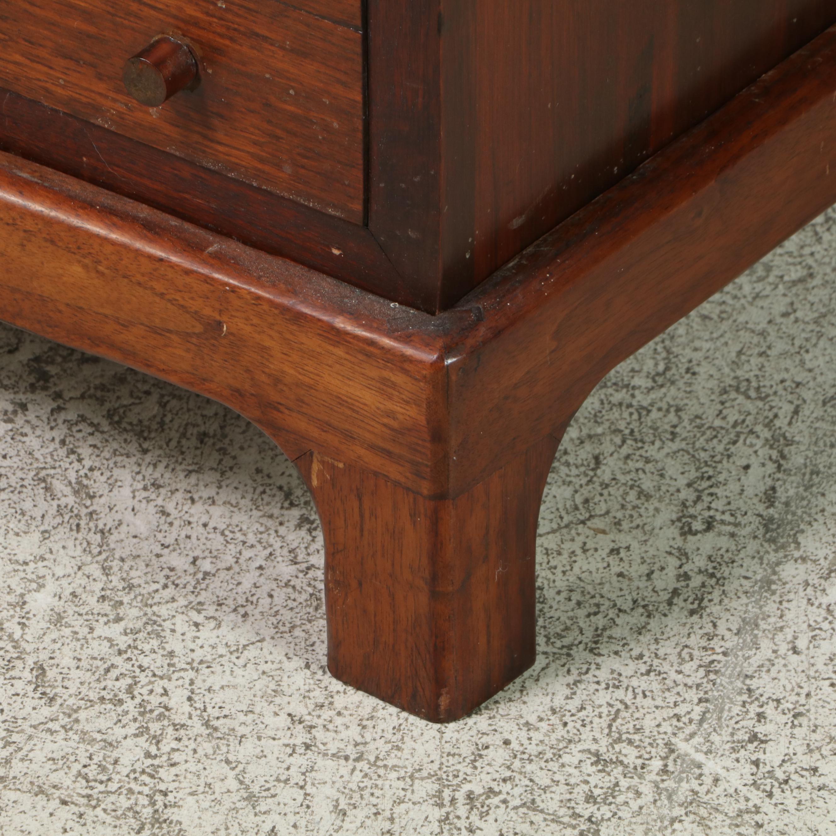 Three-Part Mid Century Modern Walnut Ten-Drawer Chest | EBTH