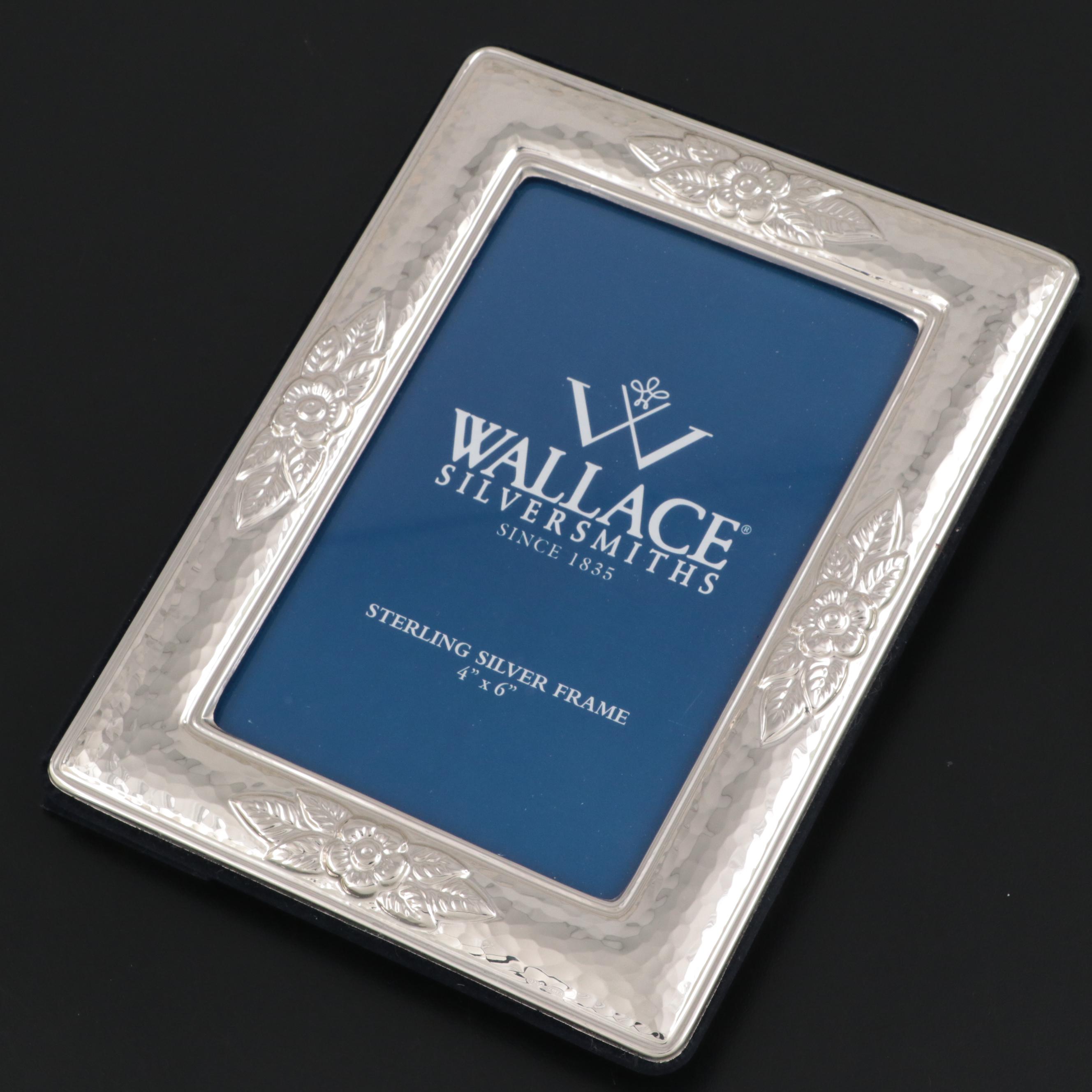 Wallace Italian Sterling Silver and Velvet Picture Frame | EBTH