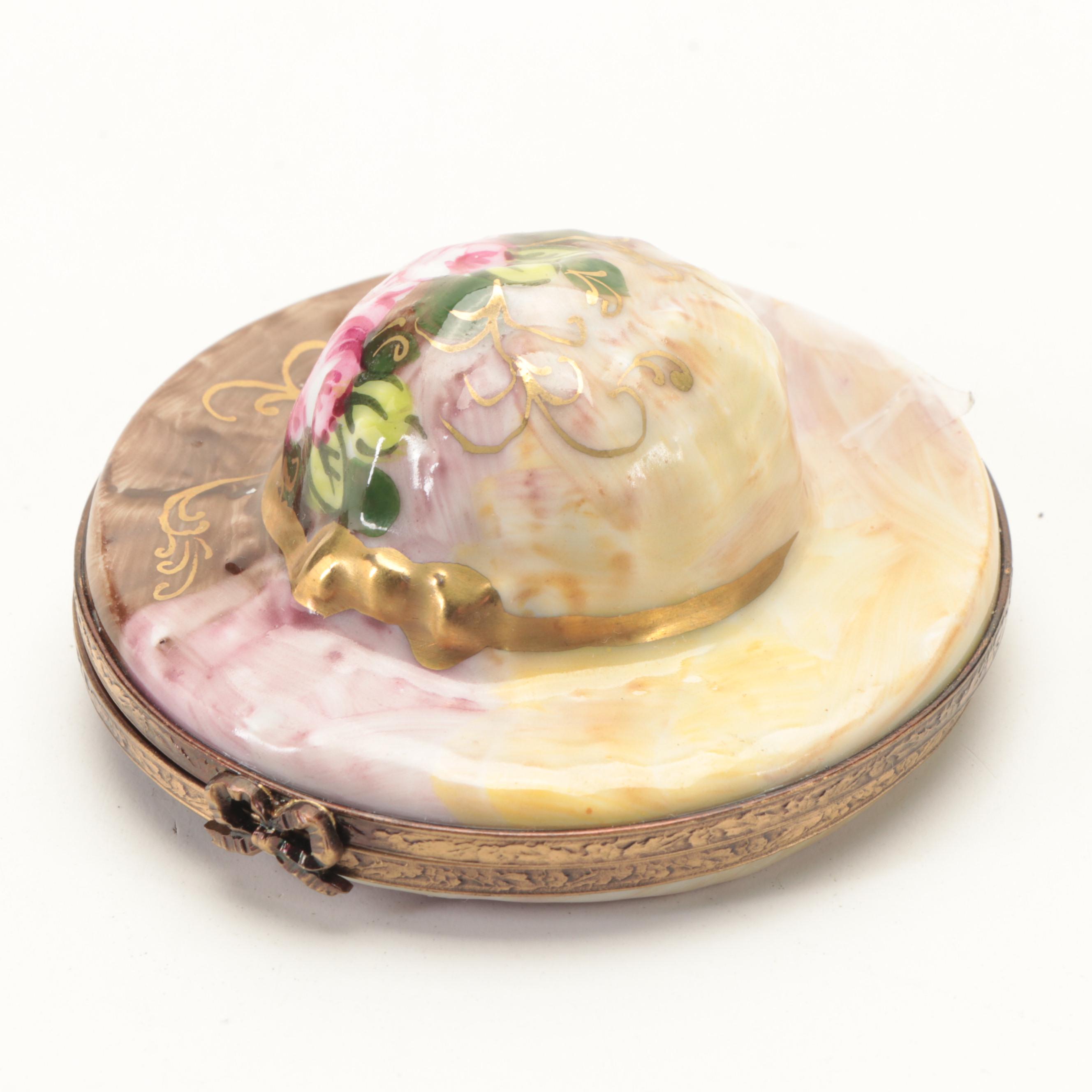 Hand-Painted Porcelain Limoges Boxes | EBTH