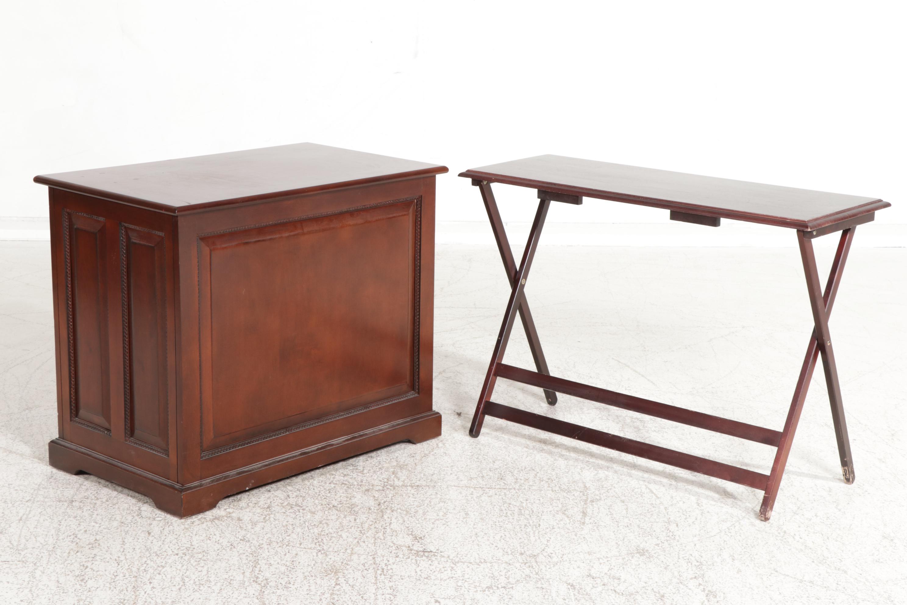 Riverside "Meridian" Cherry-Finished Corner Desk, Hutch and Lateral ...