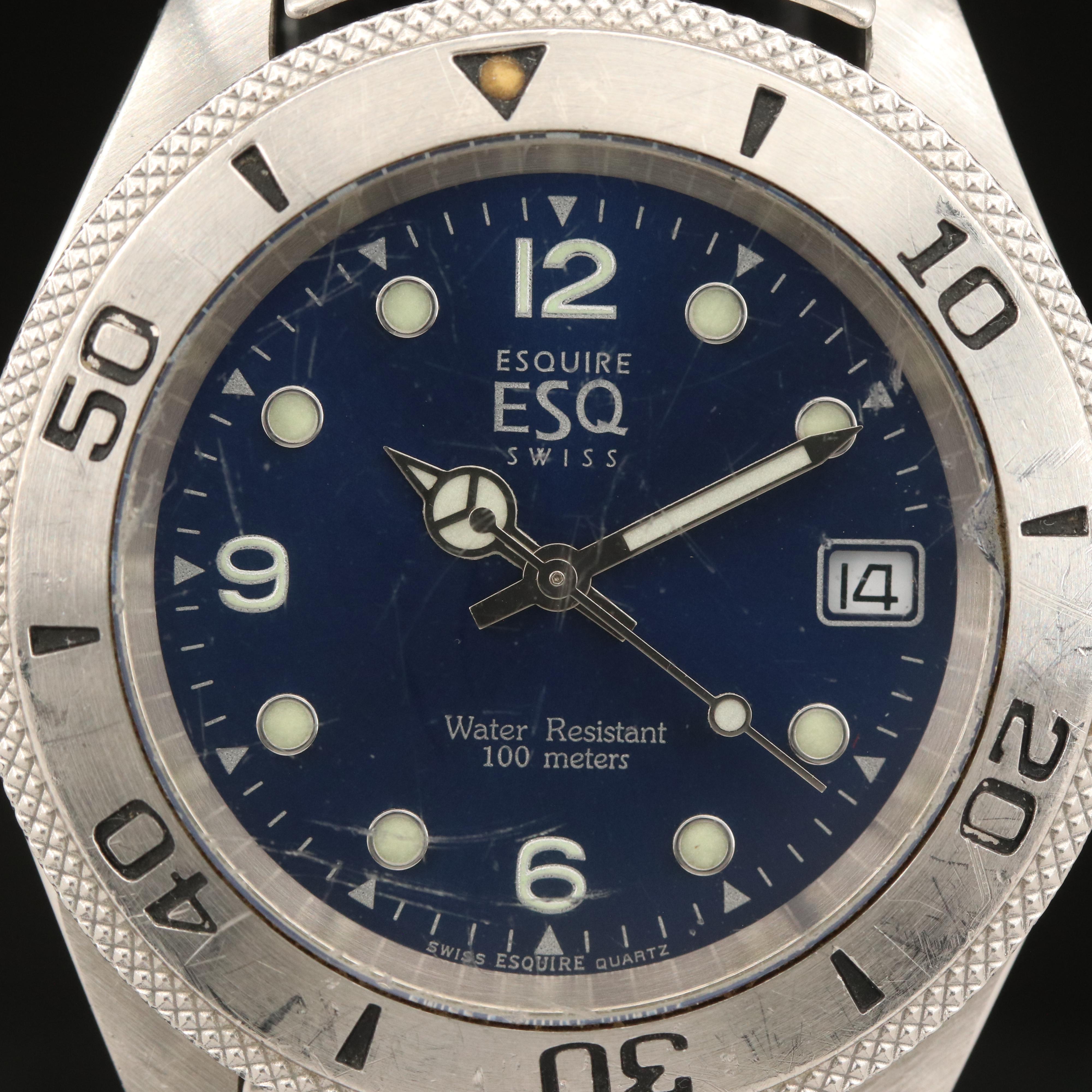 ESQ Dive - Style Stainless Steel Quartz Wristwatch | EBTH