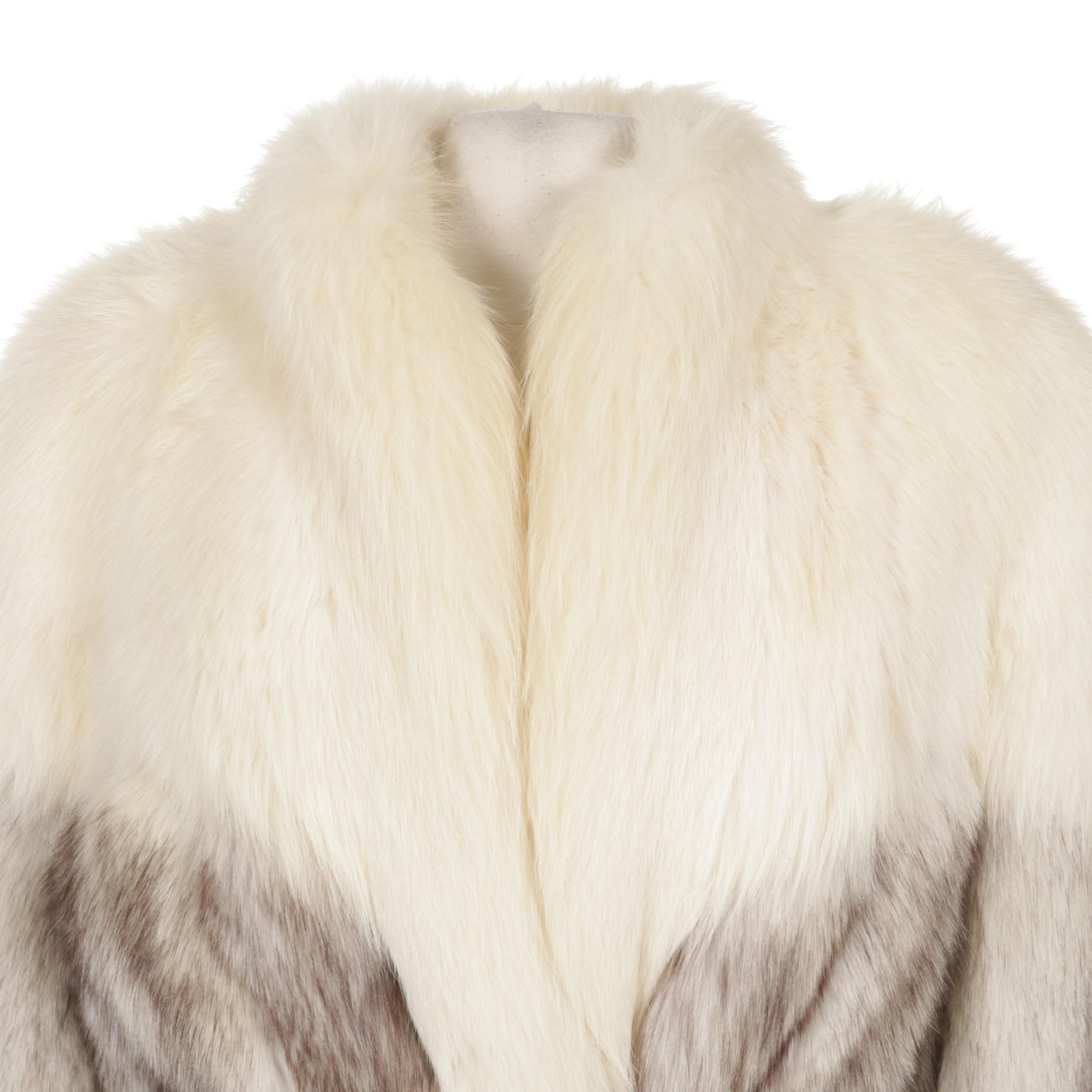Full Pelt Blue Fox Fur Full-Length Coat | EBTH