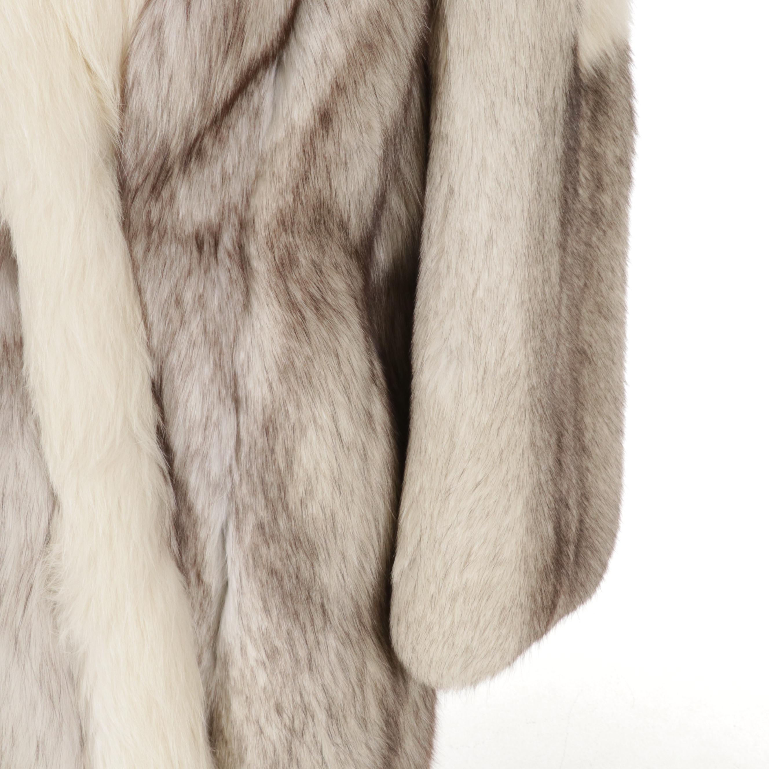 Full Pelt Blue Fox Fur Full-Length Coat | EBTH