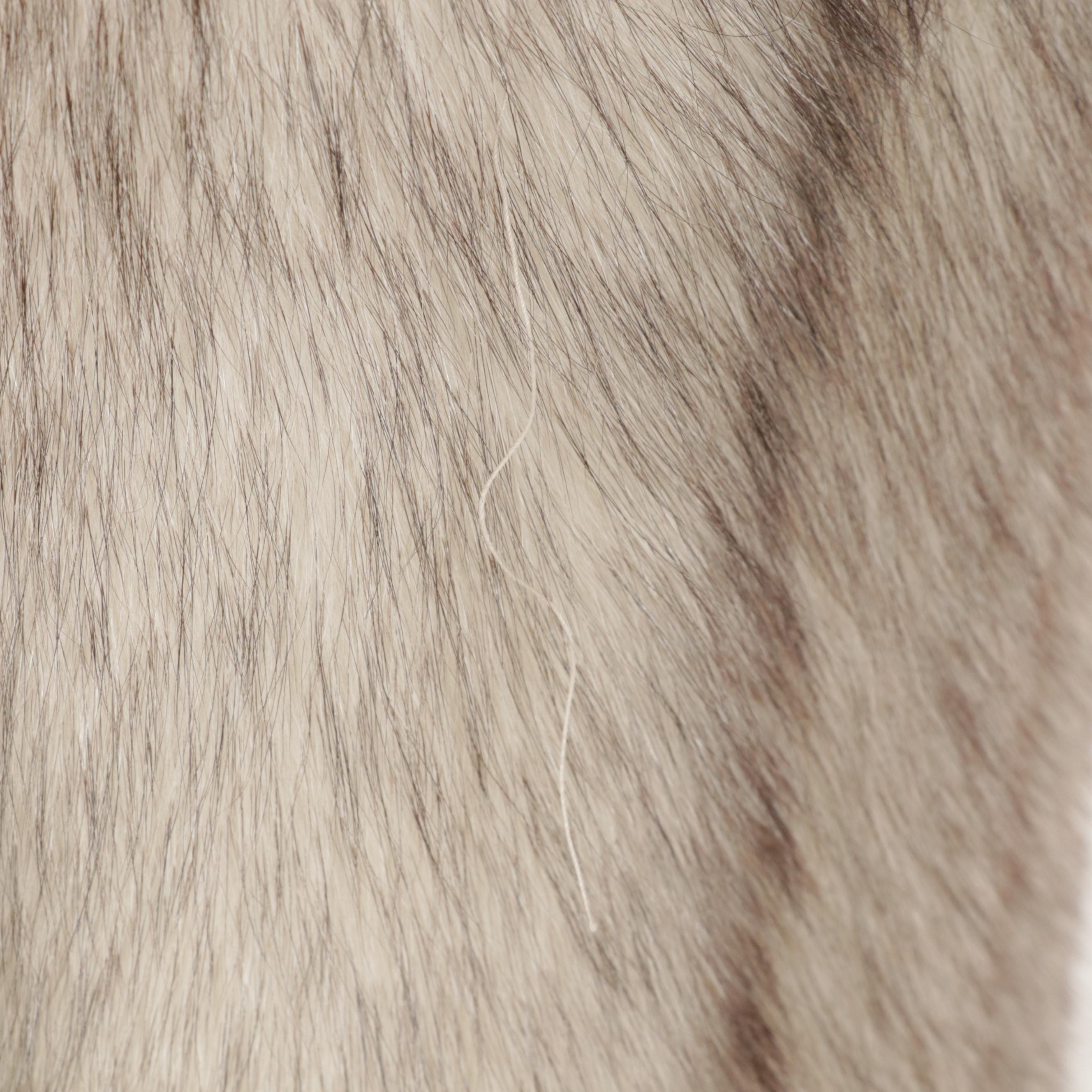 Full Pelt Blue Fox Fur Full-Length Coat | EBTH