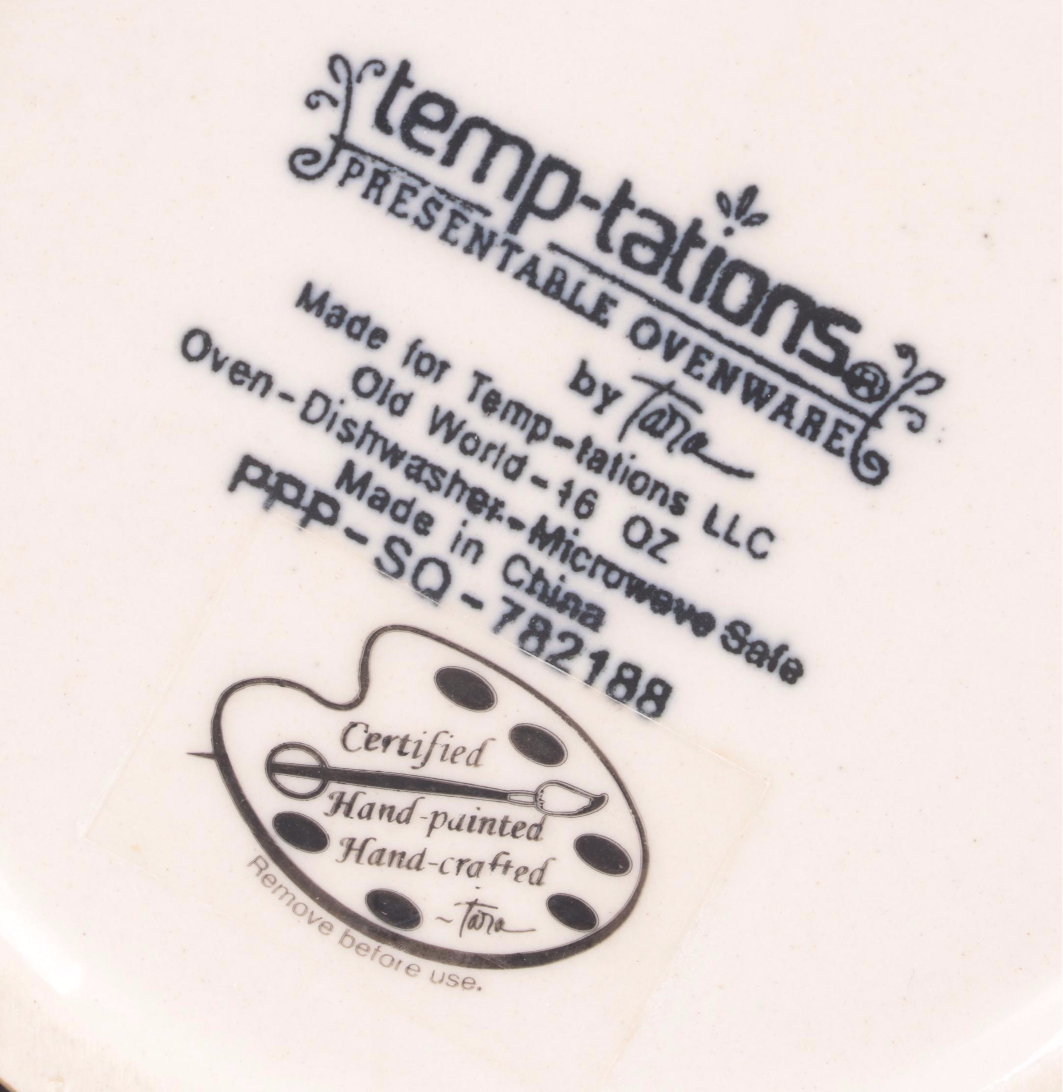 Temp-tations by Tara "Old World Confetti" Ceramic Serveware and ...