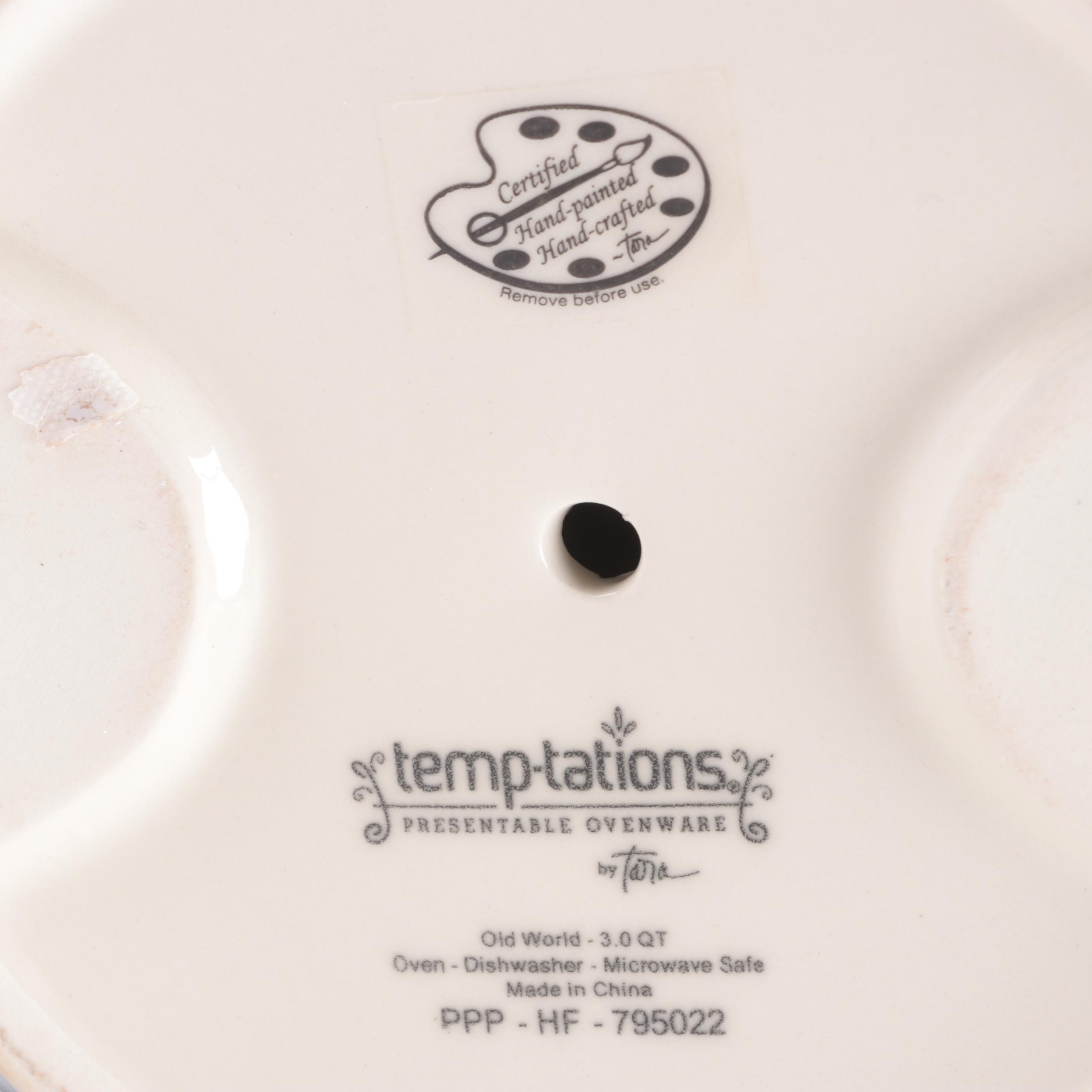 Temp-tations by Tara "Old World Confetti" Ceramic Serveware and ...