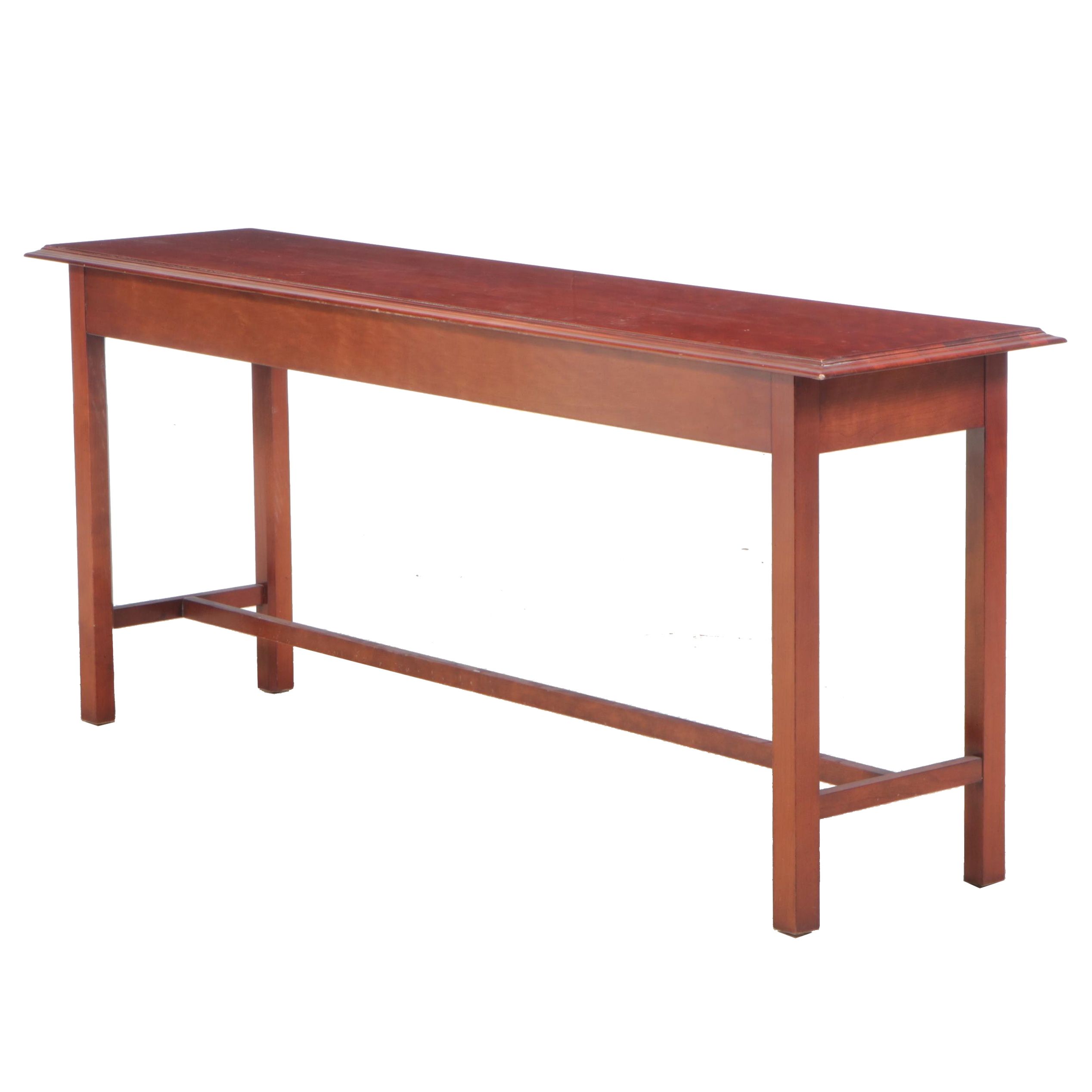 Wright Table Company Cherrywood Console Table | EBTH