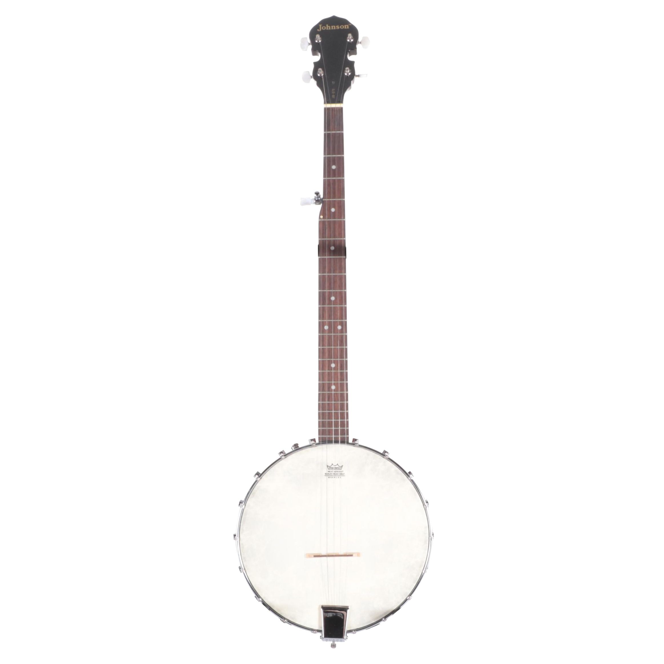 Johnson Open Back Five-String Banjo with Remo Head and Soft Shell Case ...