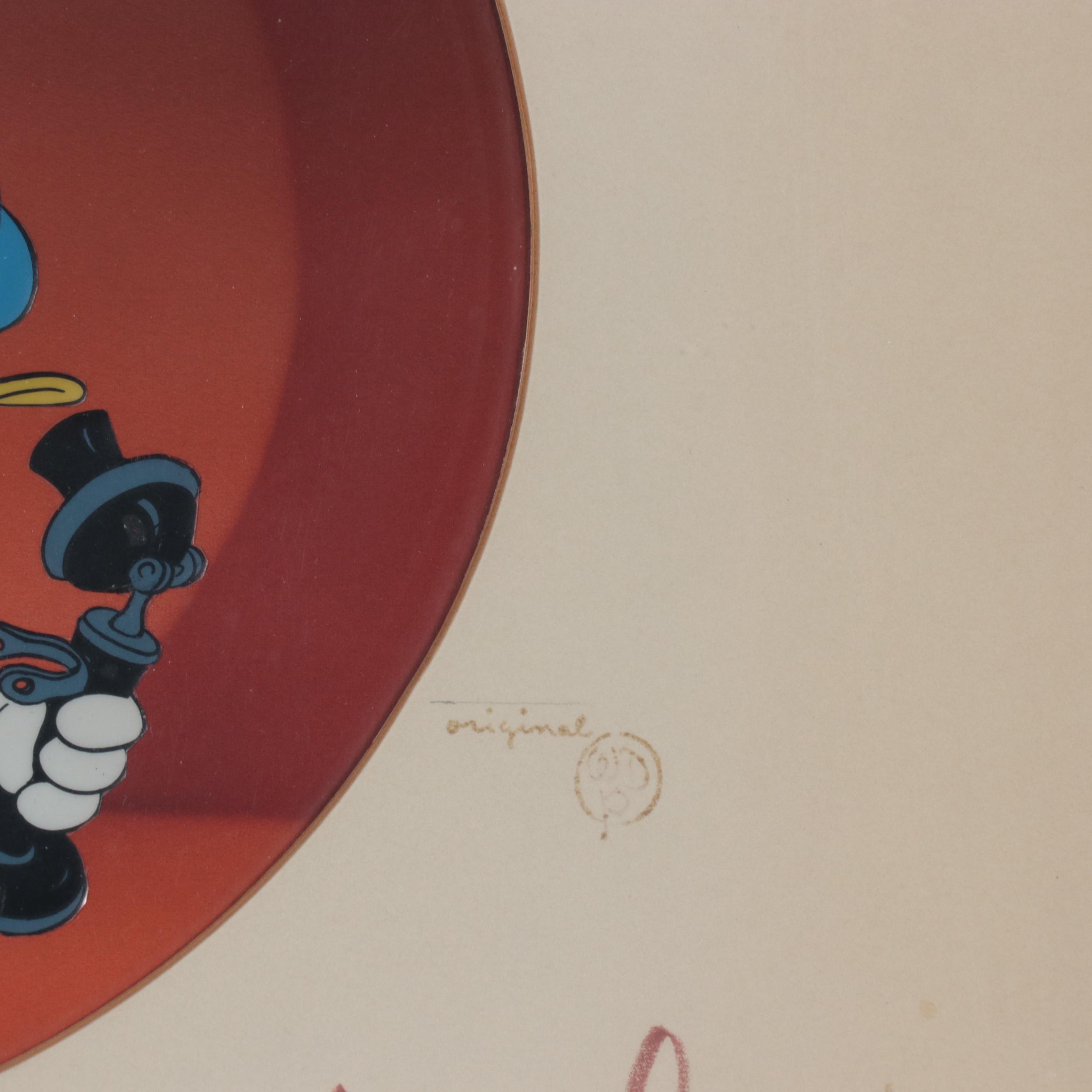 Walt Disney Signed "Der Fuehrer's Face" Animation Cel Setup, 1943 | EBTH