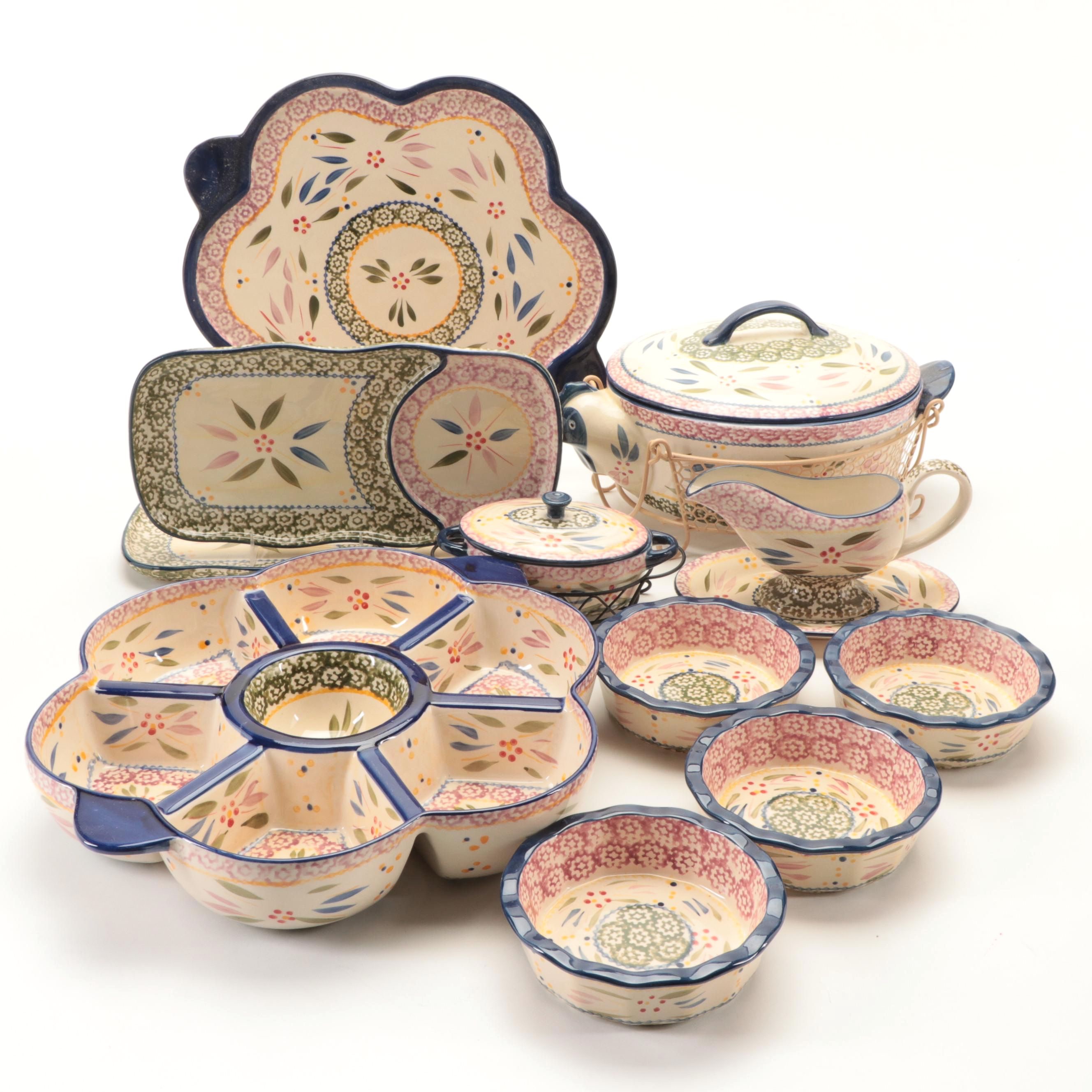 Temp-tations By Tara "Old World Confetti" Serveware and Bowls | EBTH