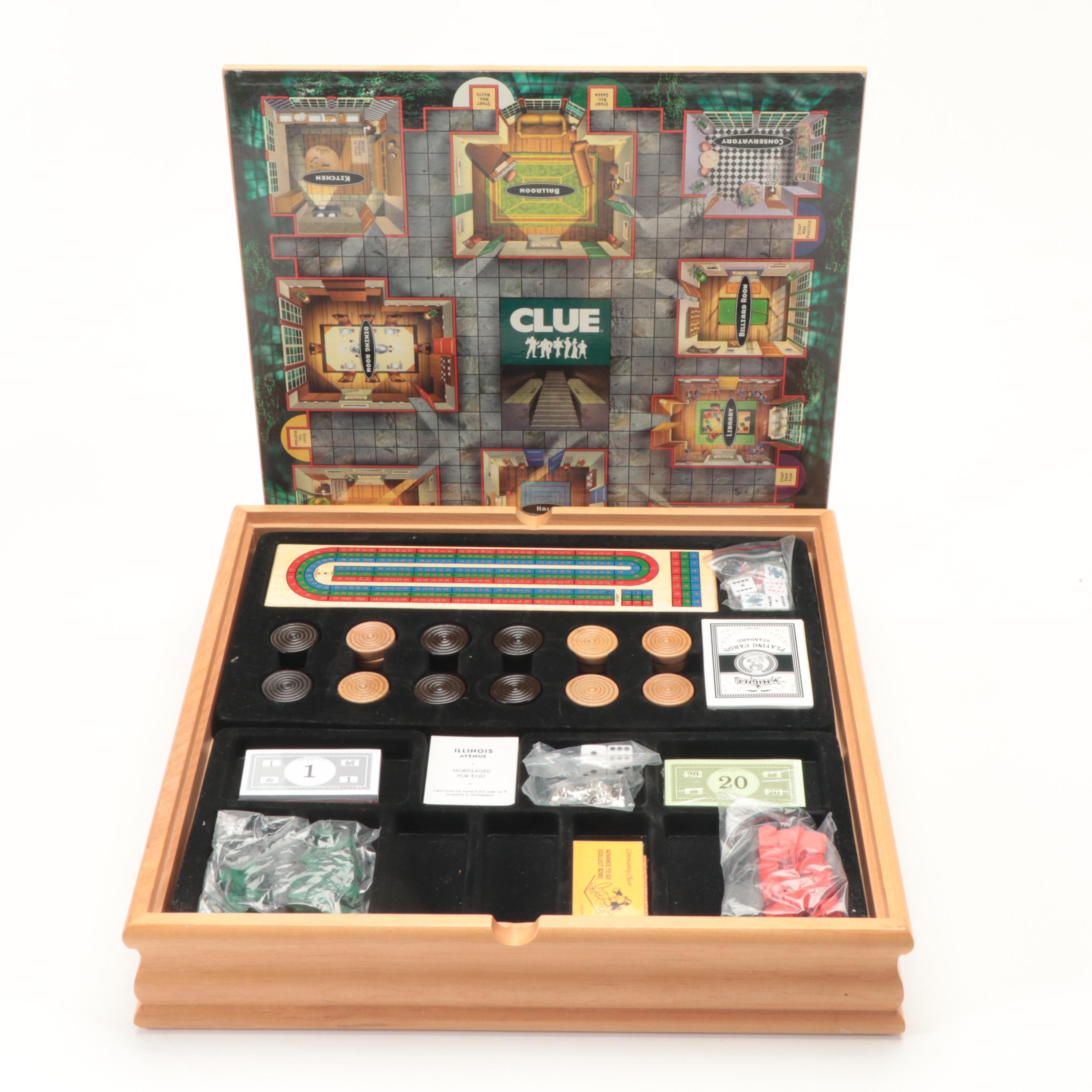 Hasbro Six-in-One Game Box Set with Turntable Scrabble Set | EBTH