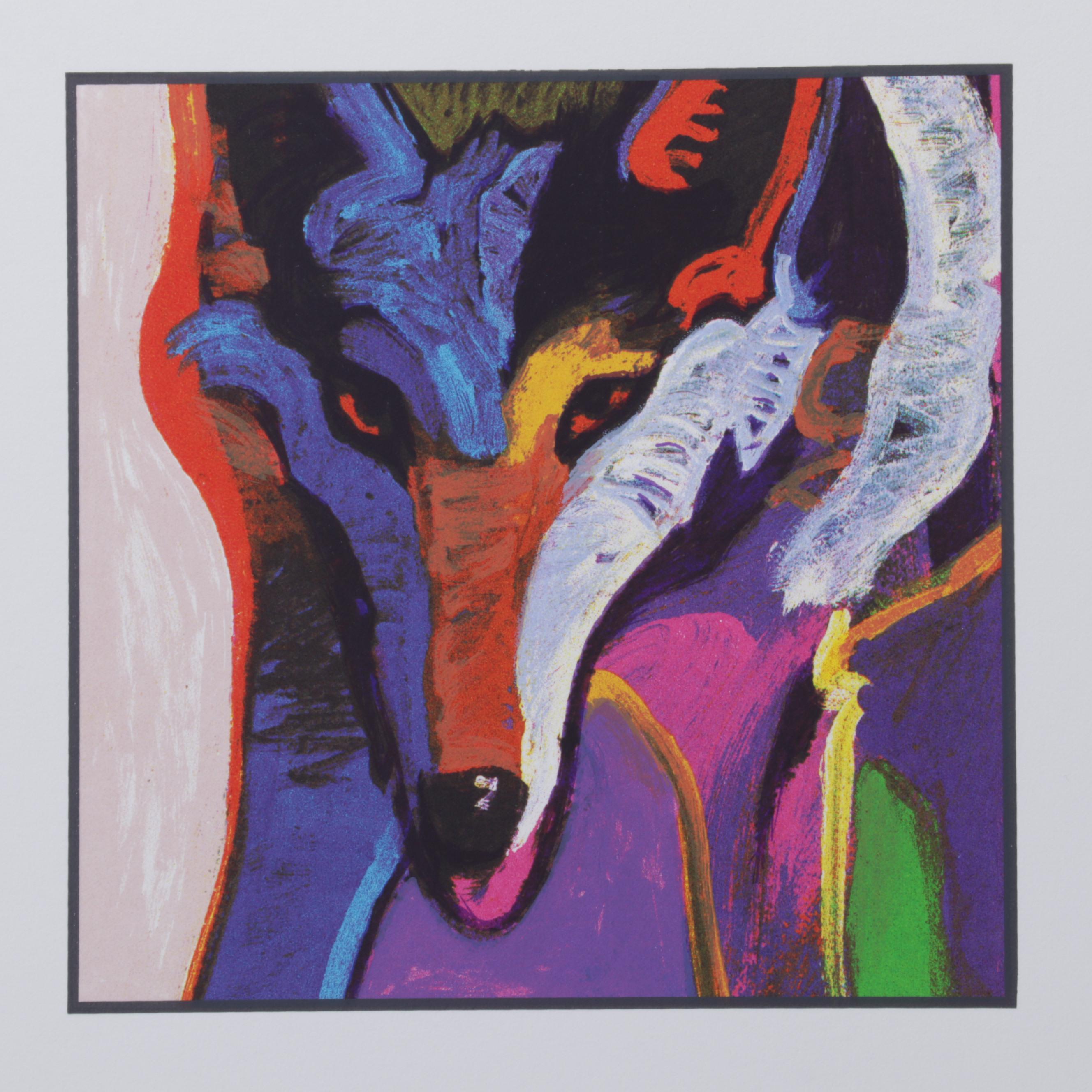 John Nieto Serigraph of Wolf, 1996 | EBTH