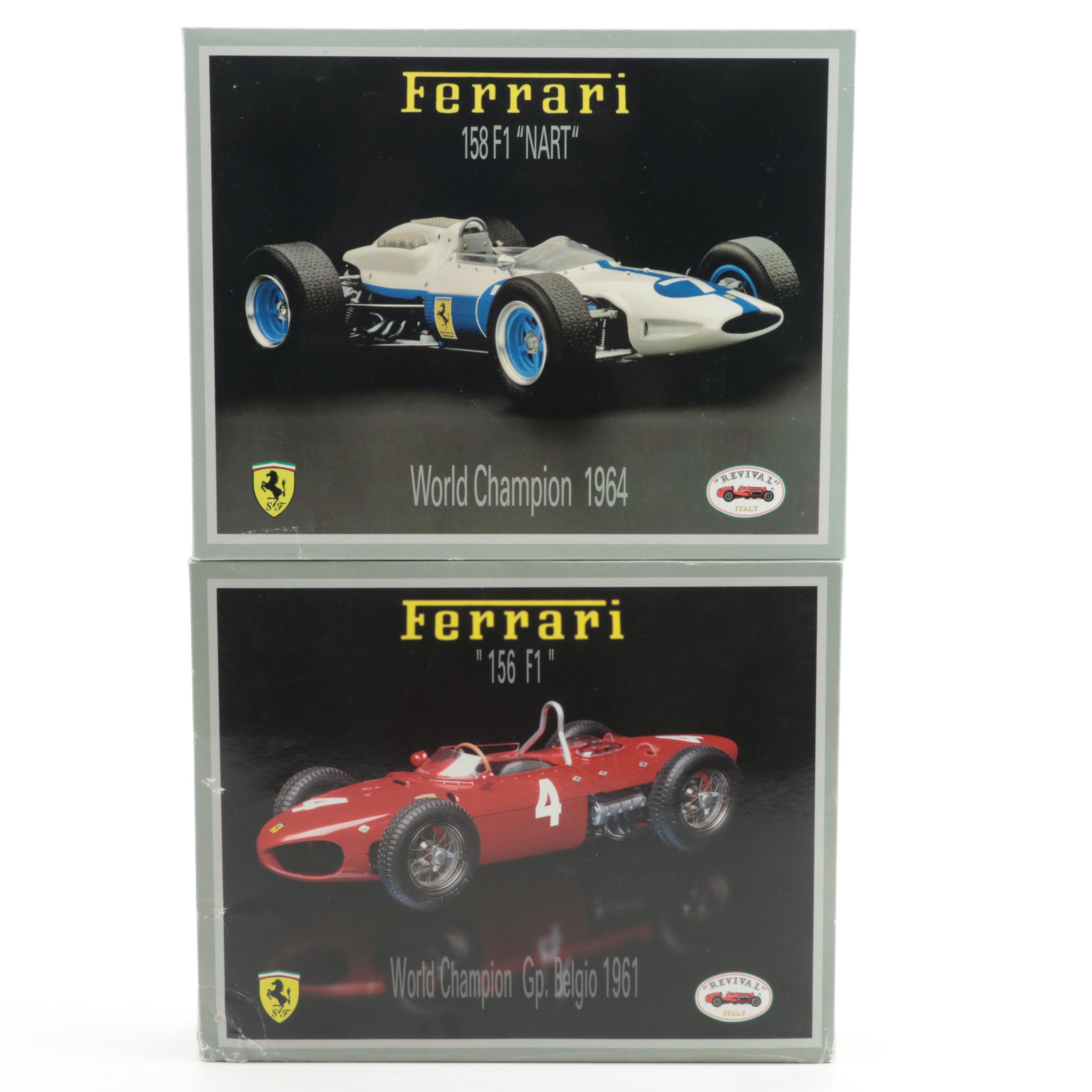 Revival Ferrari F1 1961 and 1964 World Champion Model Racing Car 1:20 ...