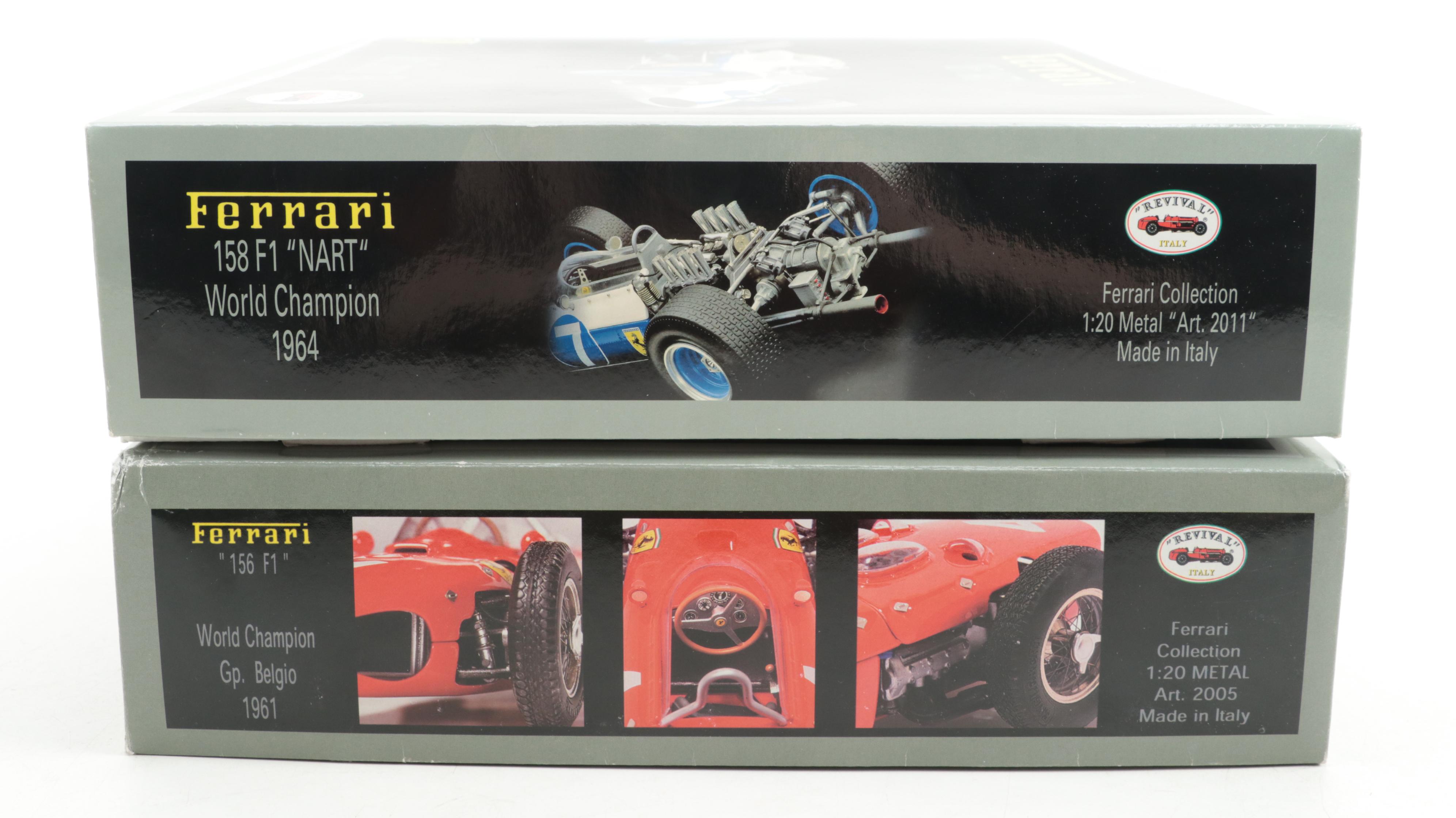Revival Ferrari F1 1961 and 1964 World Champion Model Racing Car 1:20 ...