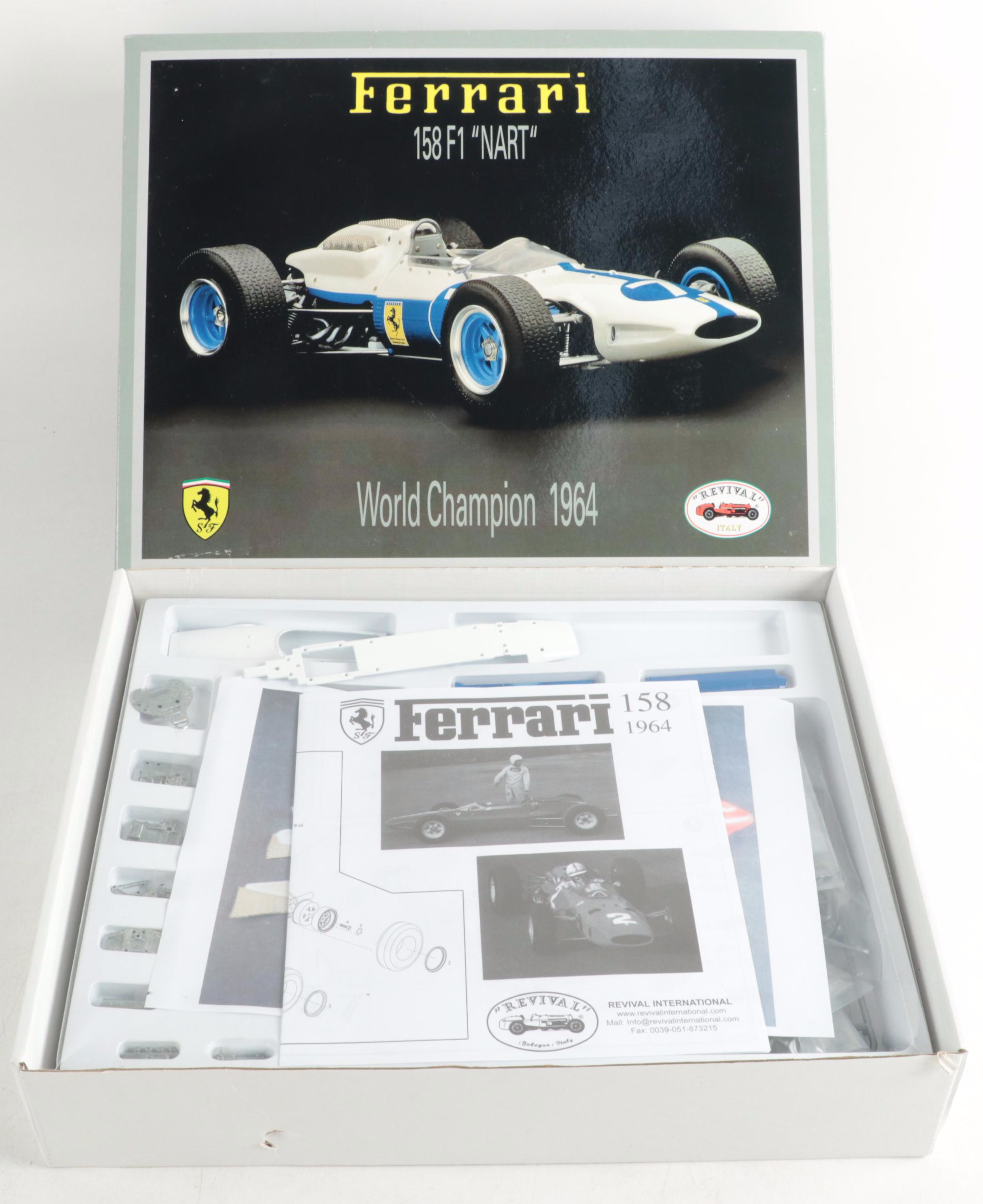 Revival Ferrari F1 1961 and 1964 World Champion Model Racing Car 1:20 ...