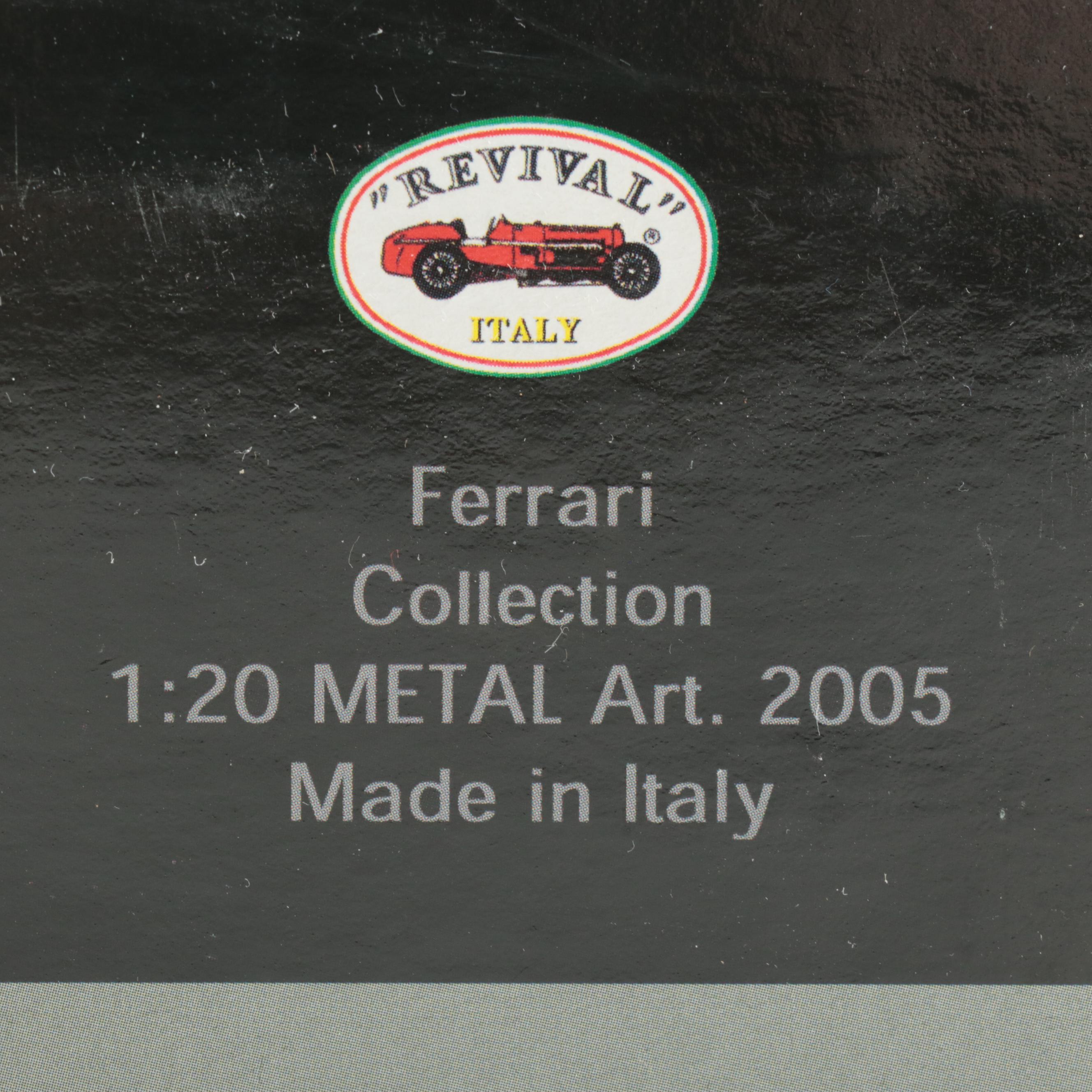 Revival Ferrari F1 1961 and 1964 World Champion Model Racing Car 1:20 ...