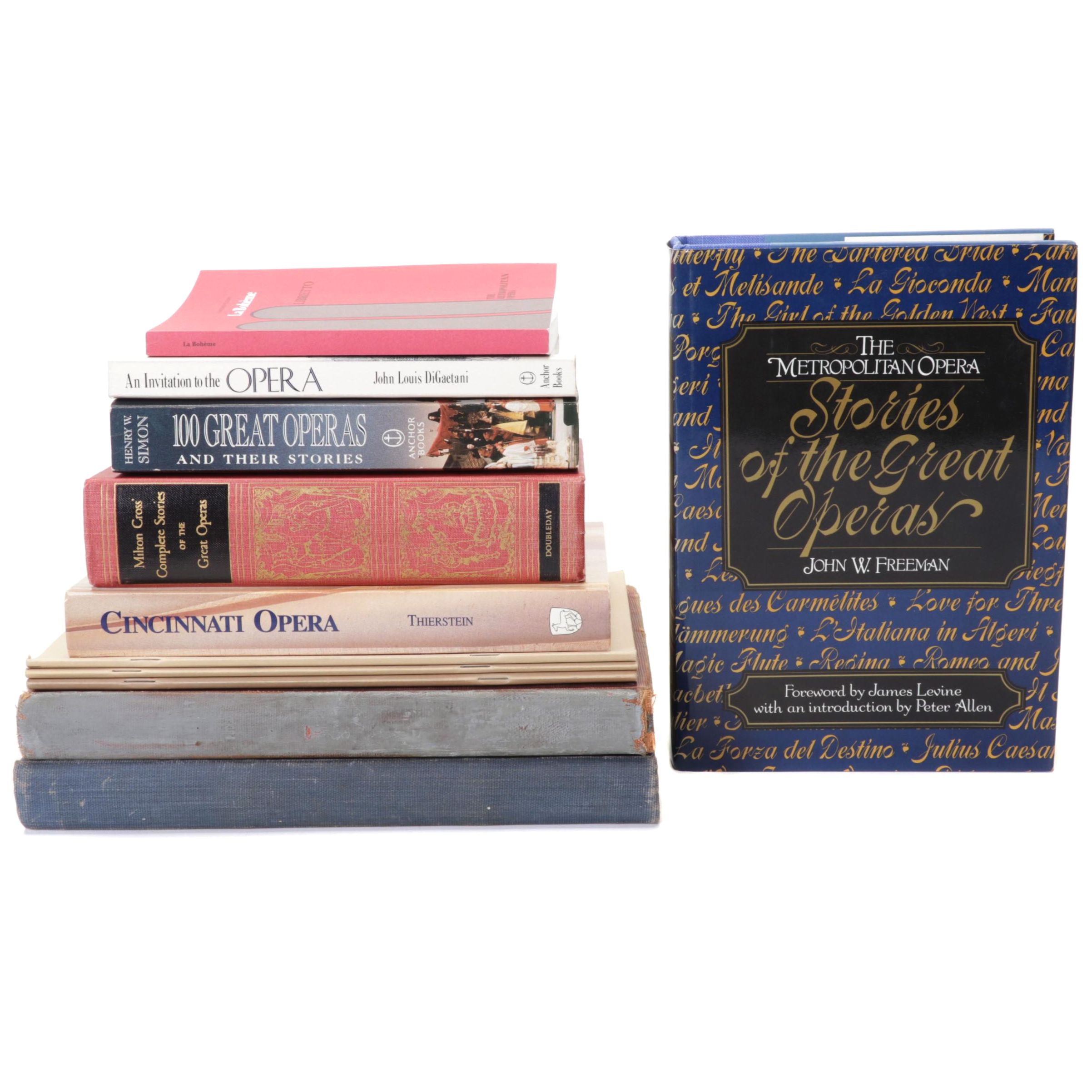 Classic Opera Scores and Librettos With Opera History and Reference ...