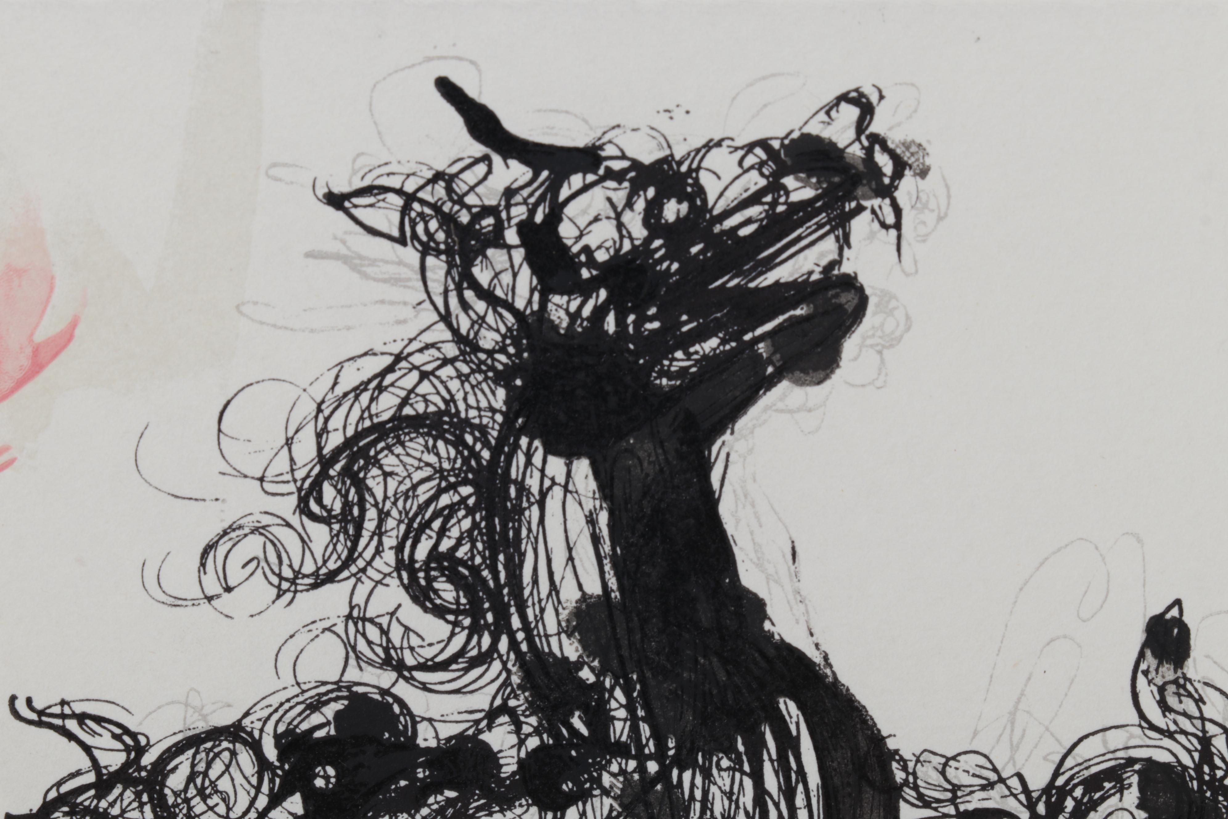 Salvador Dalí Wood Engraving "Cerberus" | EBTH