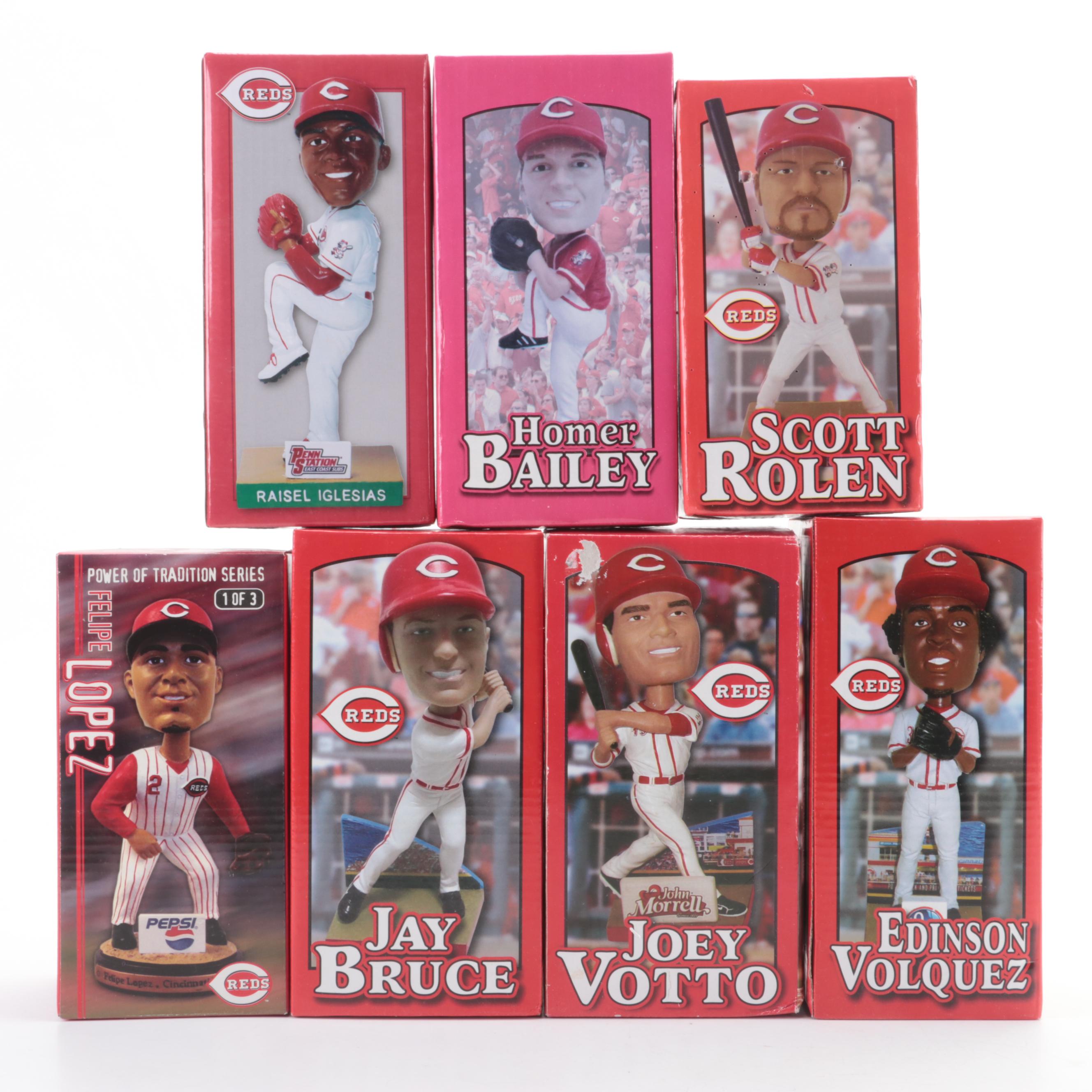 Cincinnati Reds Bobbleheads Including Joey Votto, Jay Bruce and More | EBTH