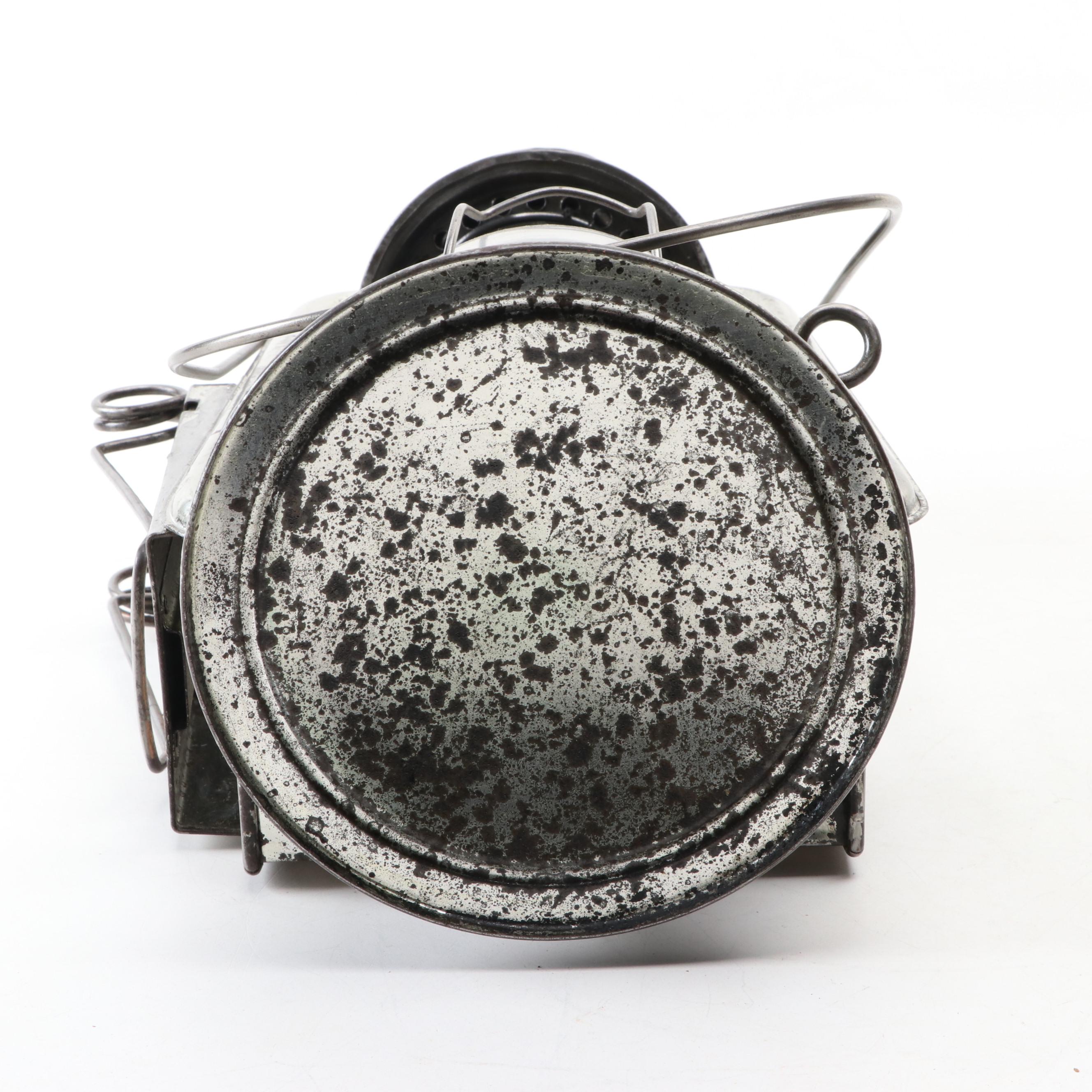 Rayo Pony No. 21 Cold Blast Railroad Lantern with Red Glass Hurricane ...