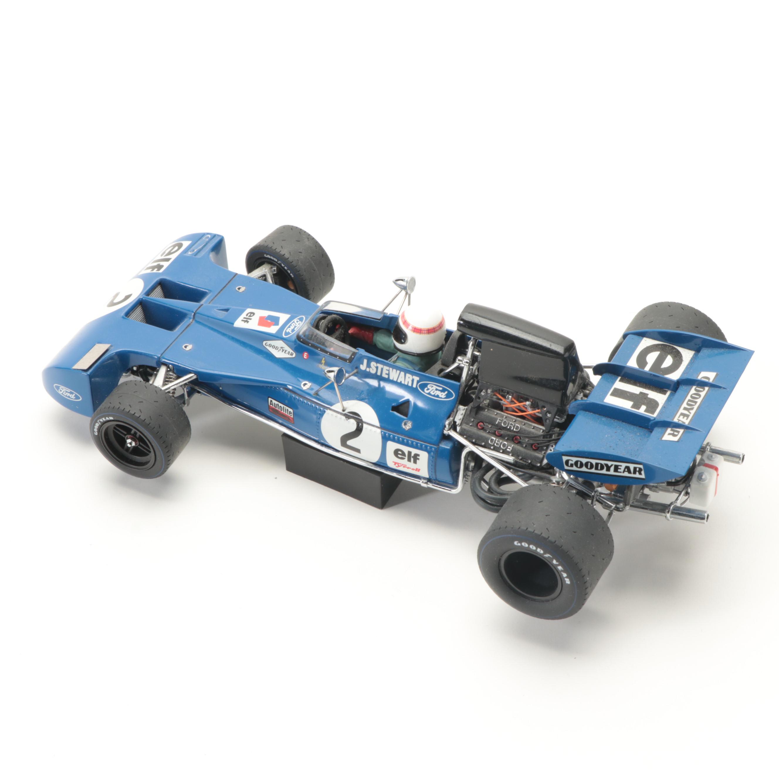 Exoto Grand Prix Classics Jackie Stewart 1971 Tyrrell-Ford 003 Diecast ...