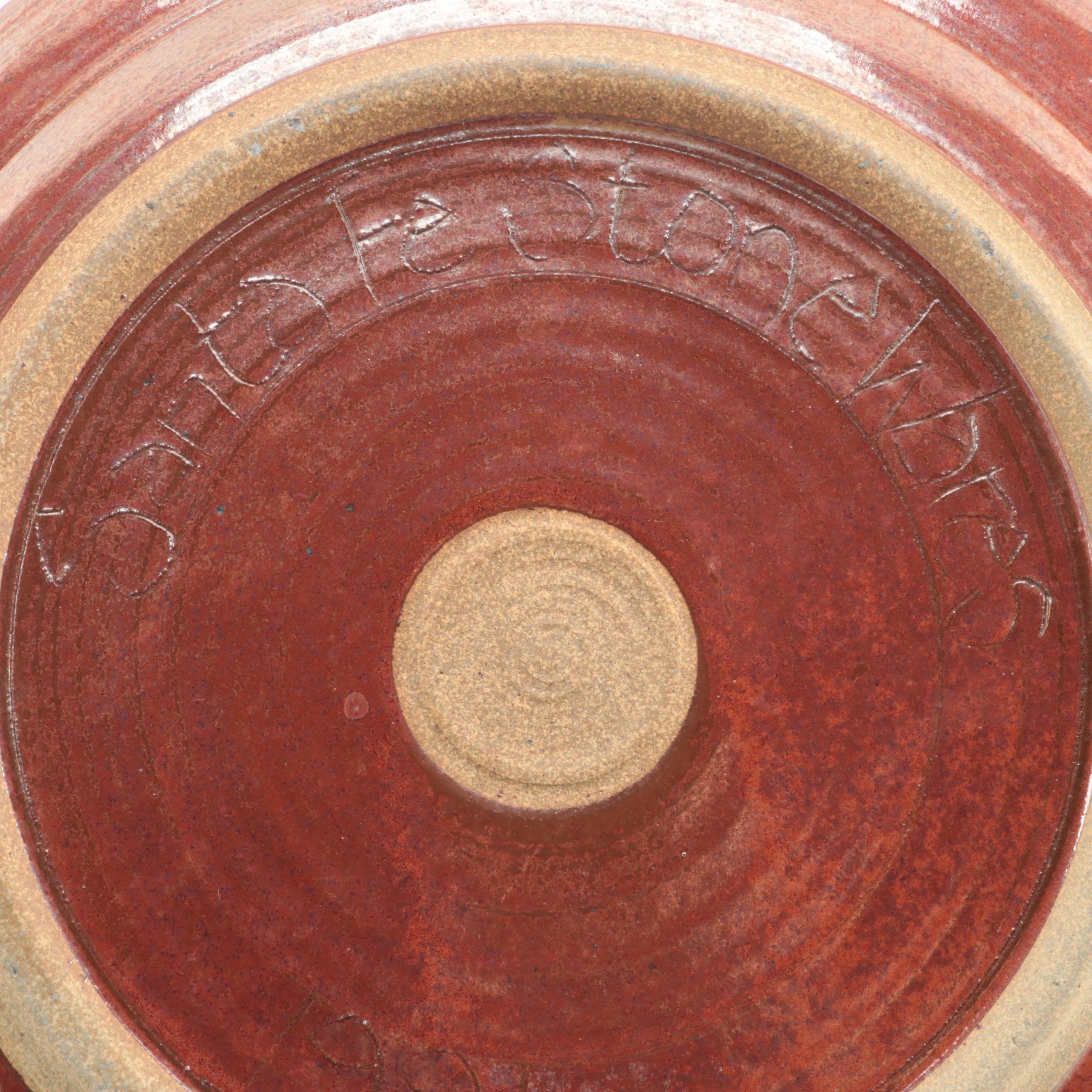 Santa Fe Stonewares Art Pottery Centerpiece Bowl | EBTH