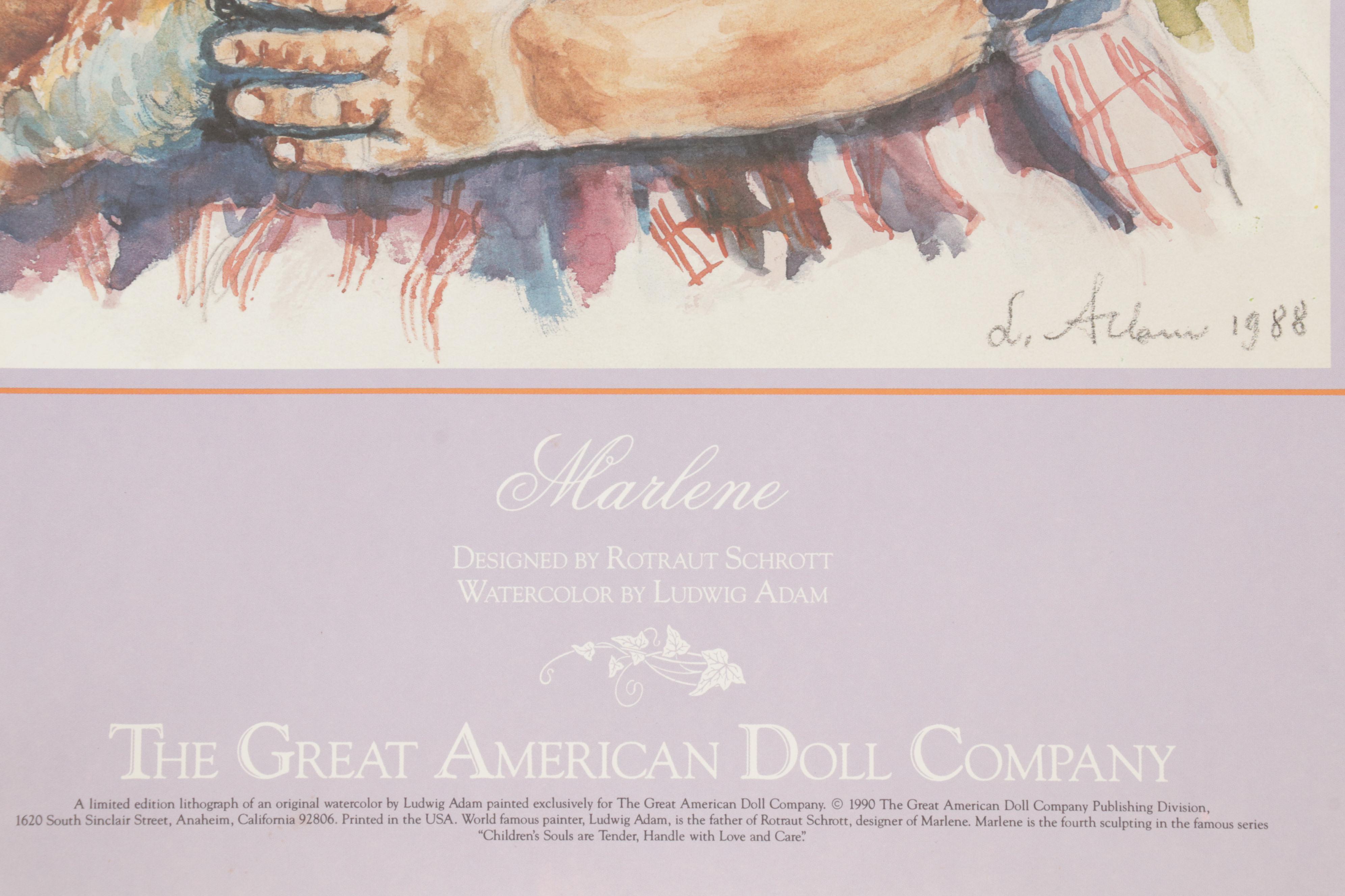 Hildegard Gunzel Doll and The Great American Doll Company Doll and ...