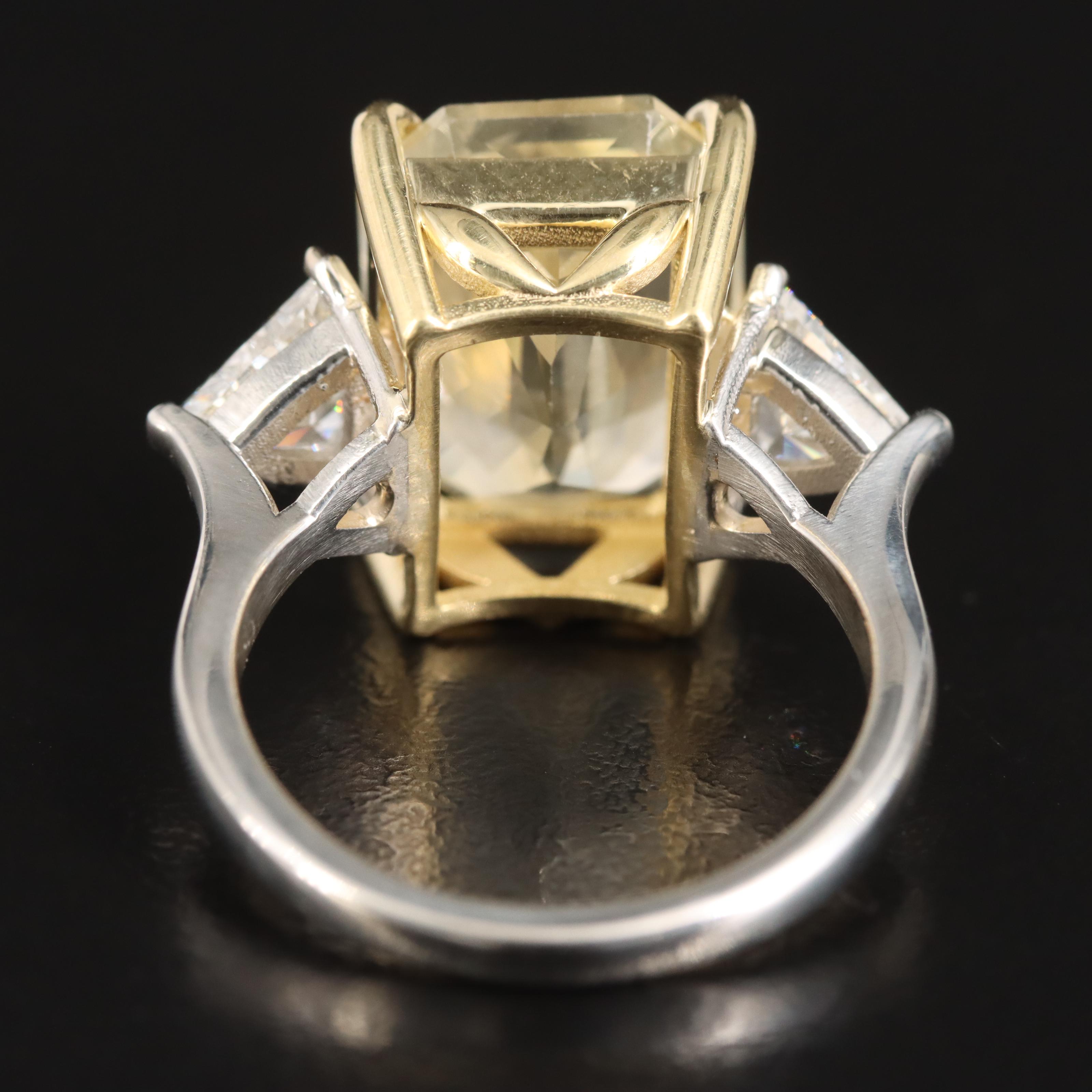 Platinum 10.31 CT Unheated Ceylon Sapphire and Diamond Ring with GIA ...