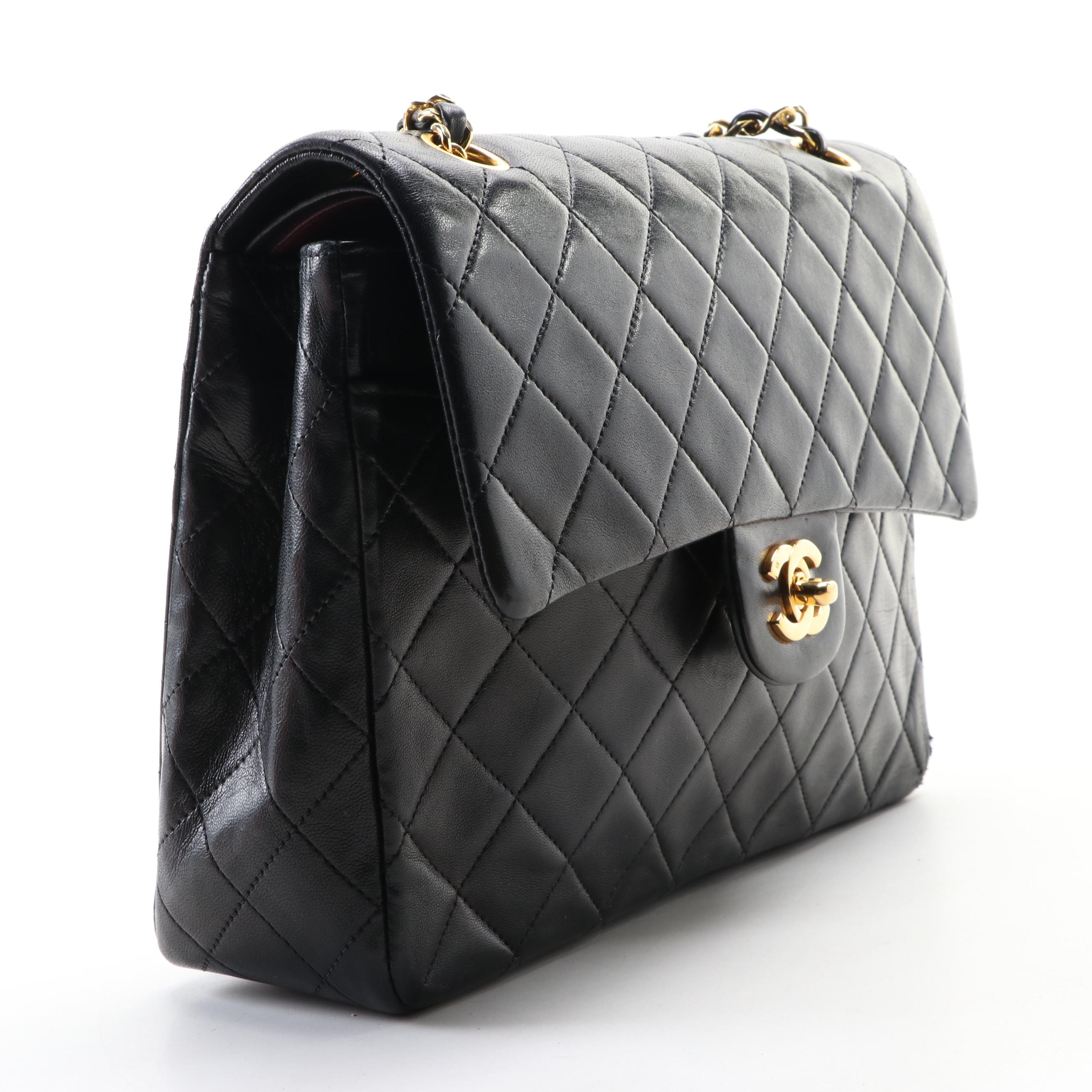Chanel Quilted Leather Chain Flap Bag | EBTH