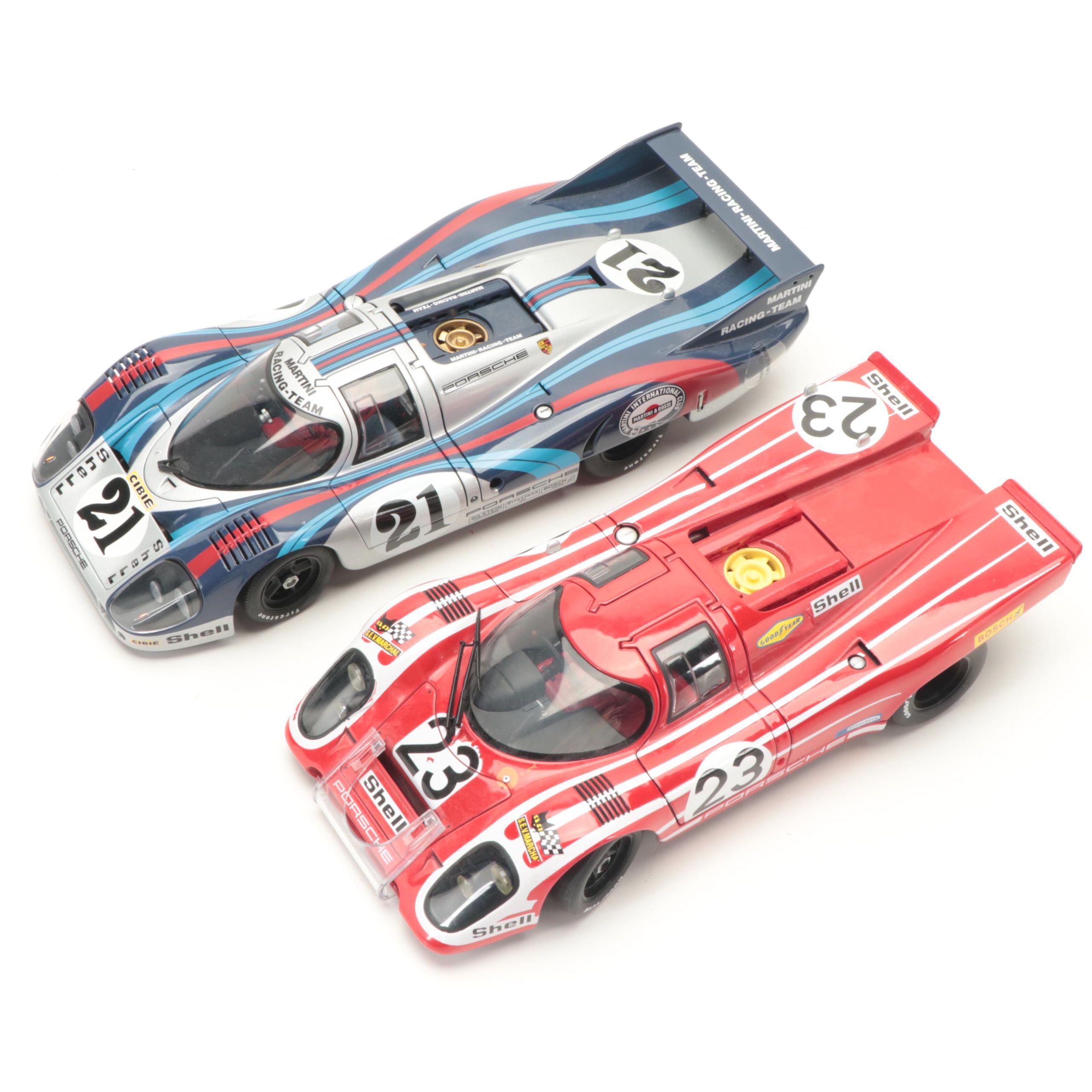 Autoart Porsche 917K Salzberg & 917L Martini Livery 1:18 Diecast ...