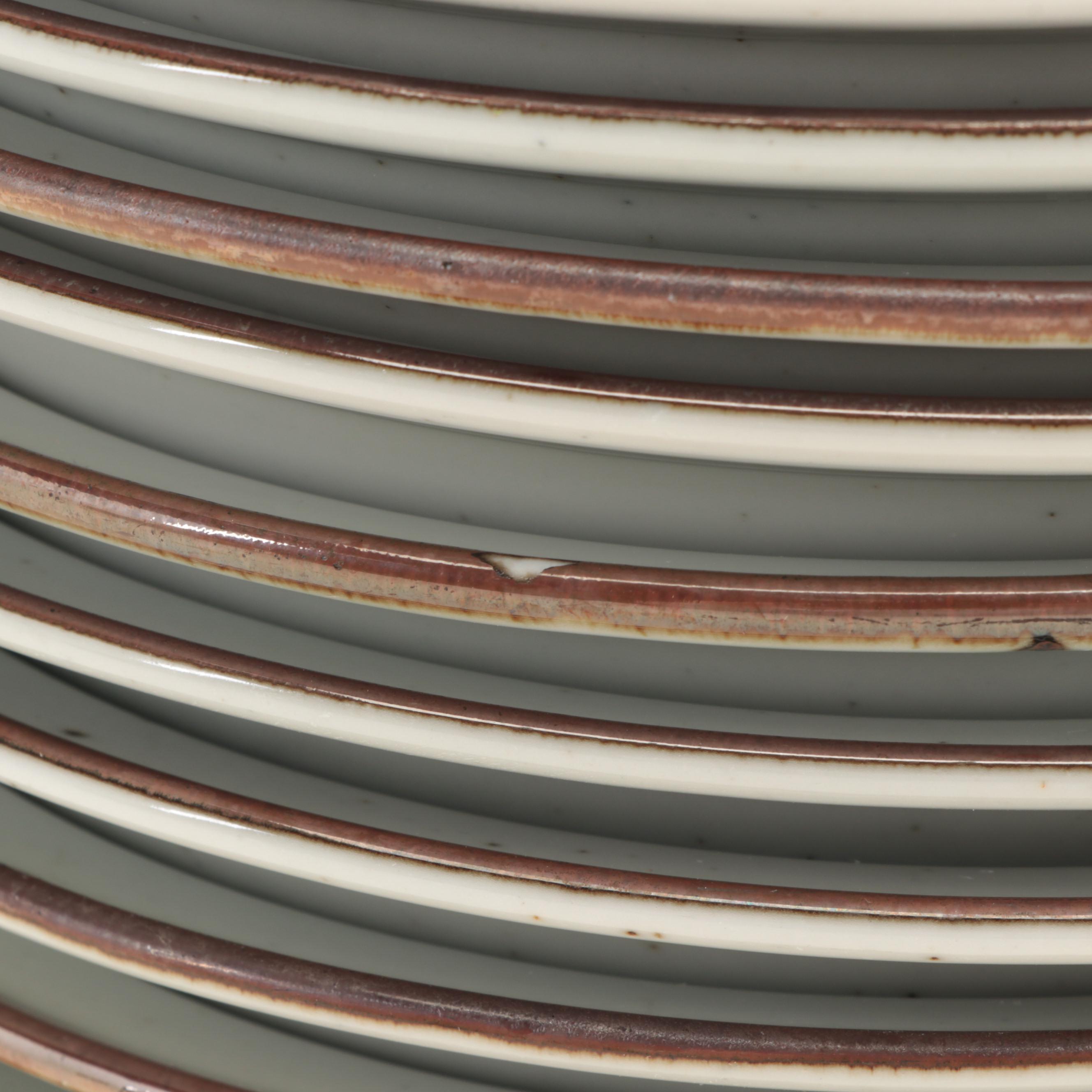 Niels Refsgaard for Dansk "Brown Mist" Stoneware Dinnerware, Mid-Late ...