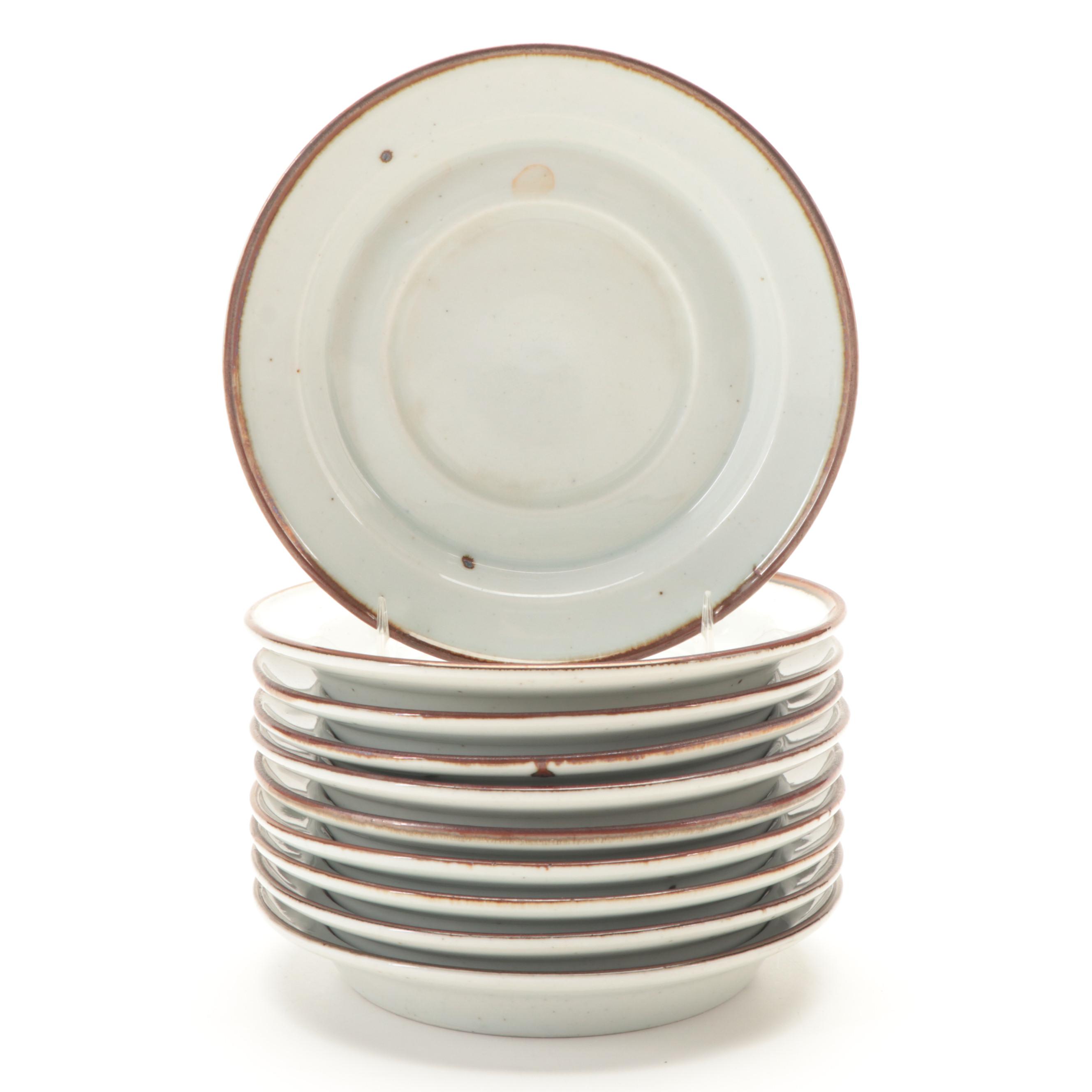 Niels Refsgaard for Dansk "Brown Mist" Stoneware Dinnerware, Mid-Late ...