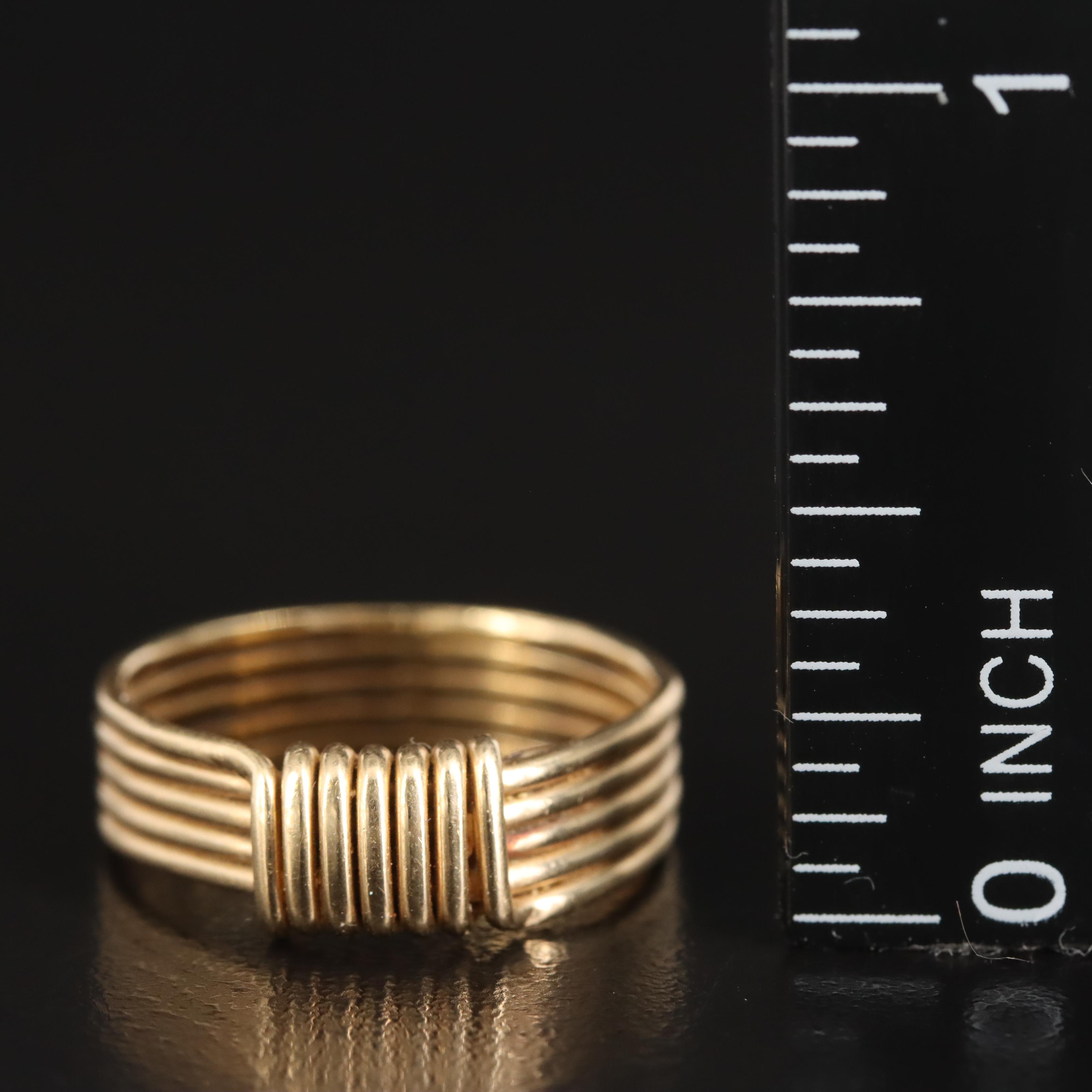 14K Wire Wrap Ring | EBTH