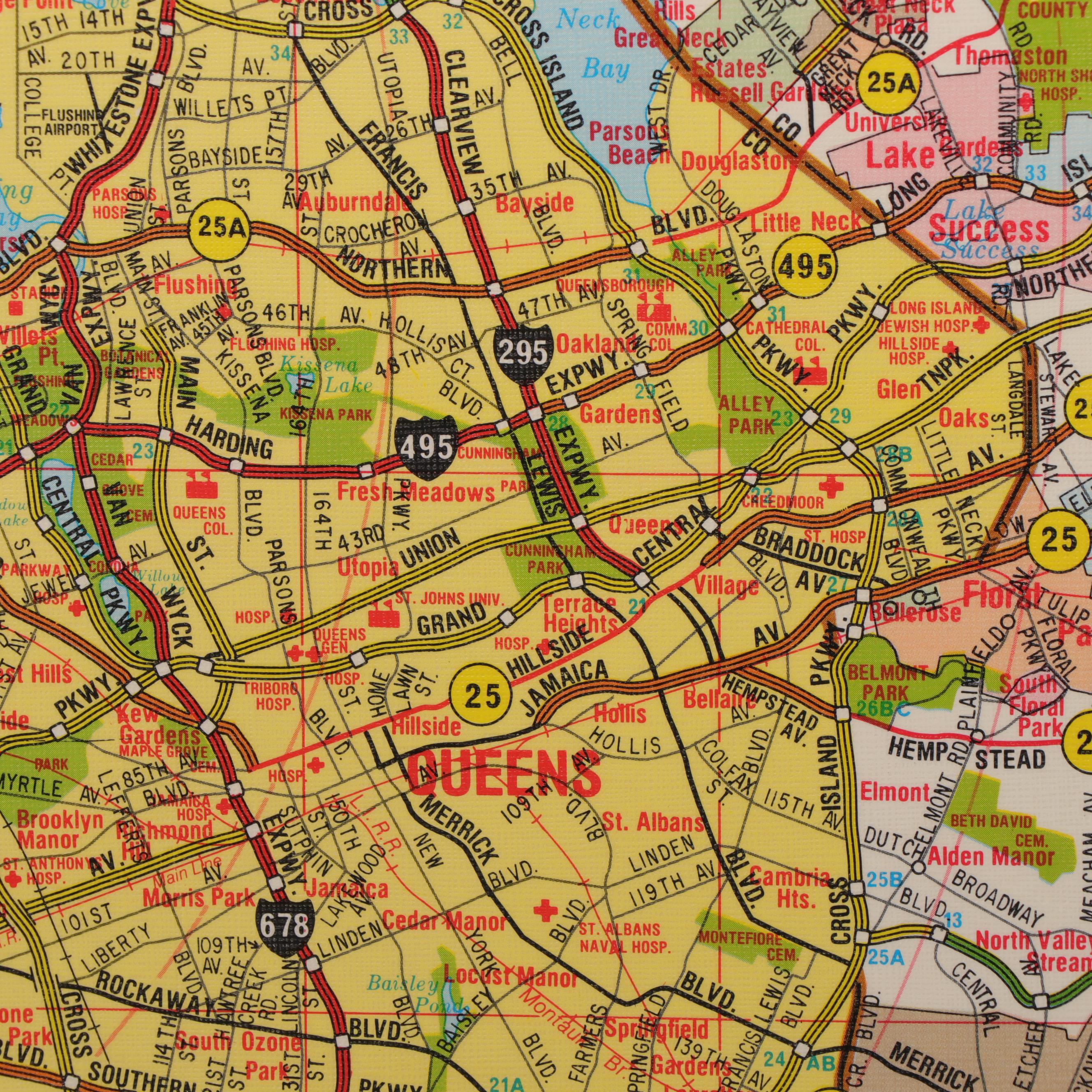 Champion Pull-Down Map of Metropolitan New York City | EBTH