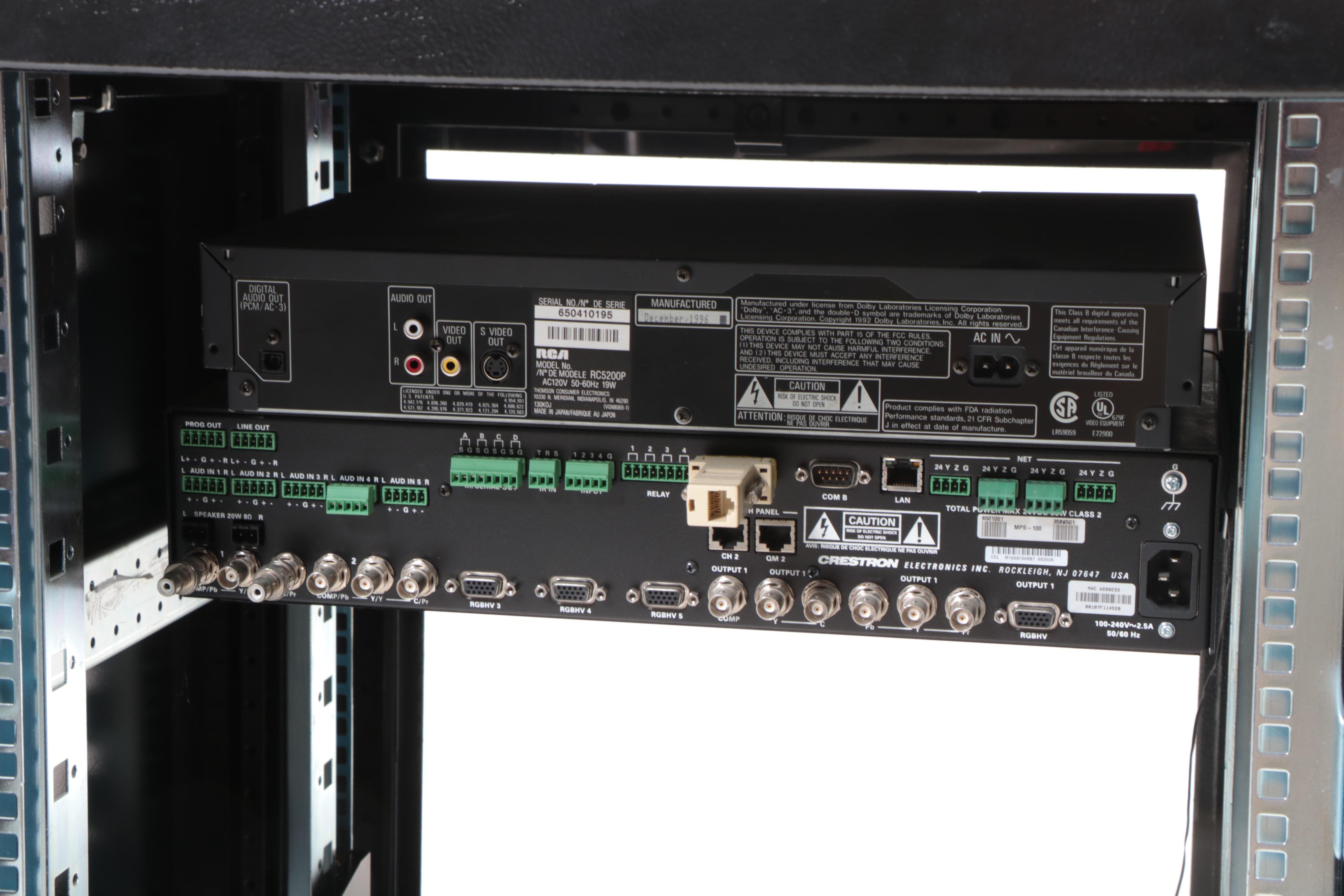 Crestron MPS-100 Professional Media System Control, RCA DVD Player ...