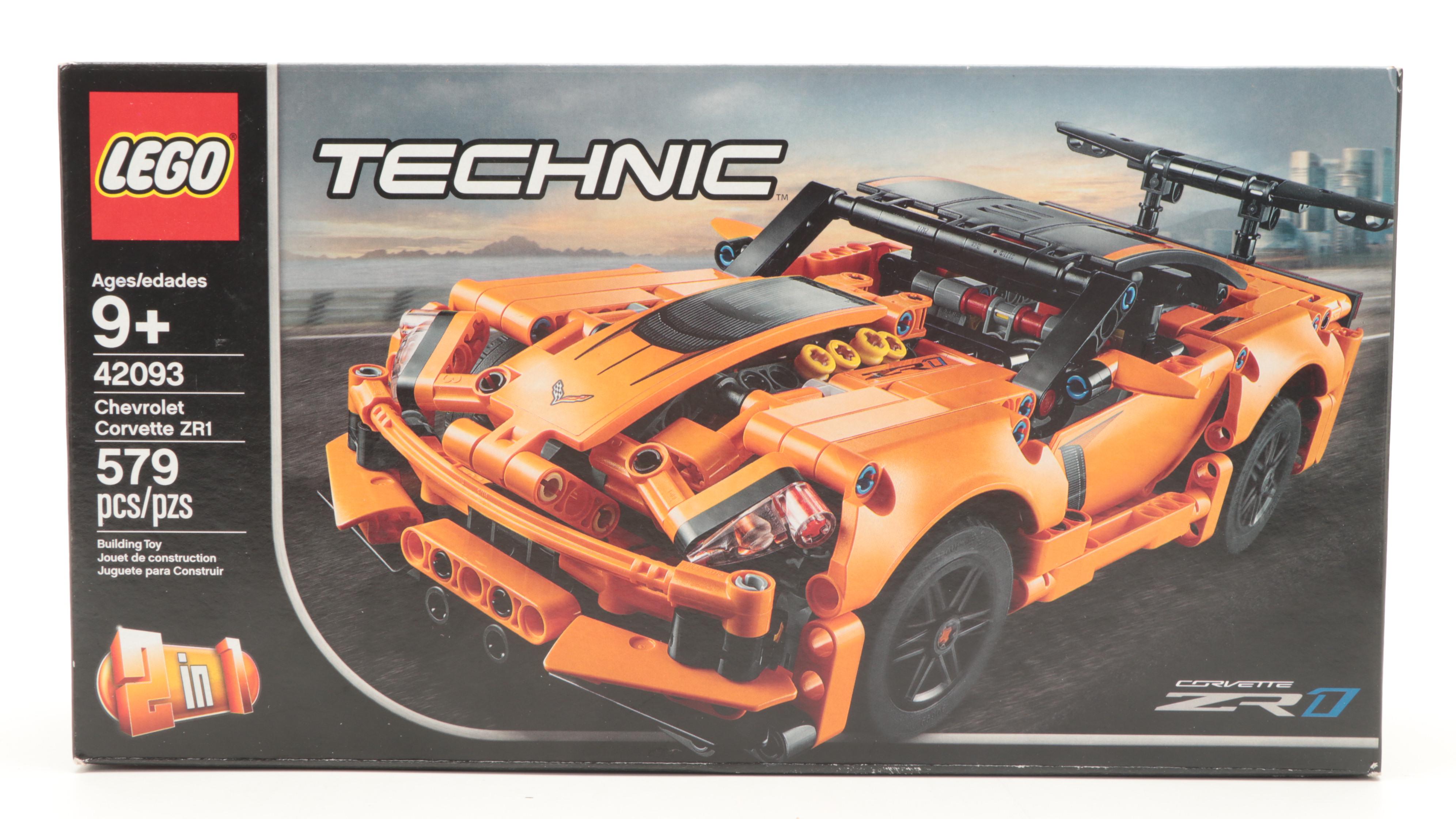 LEGO Batman Batsub, Technic Corvette and Technic Off-Roader Building ...
