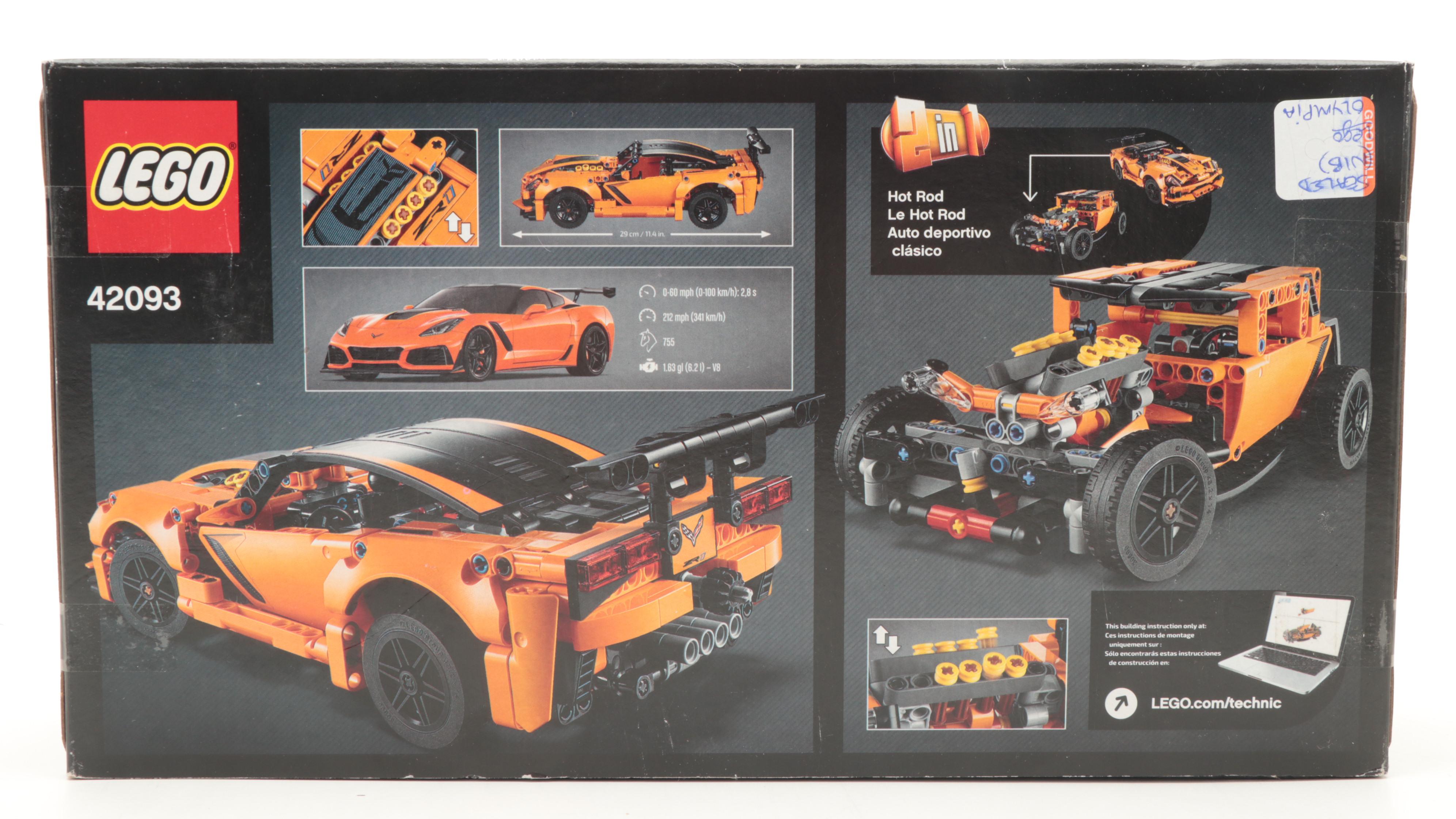 LEGO Batman Batsub, Technic Corvette and Technic Off-Roader Building ...
