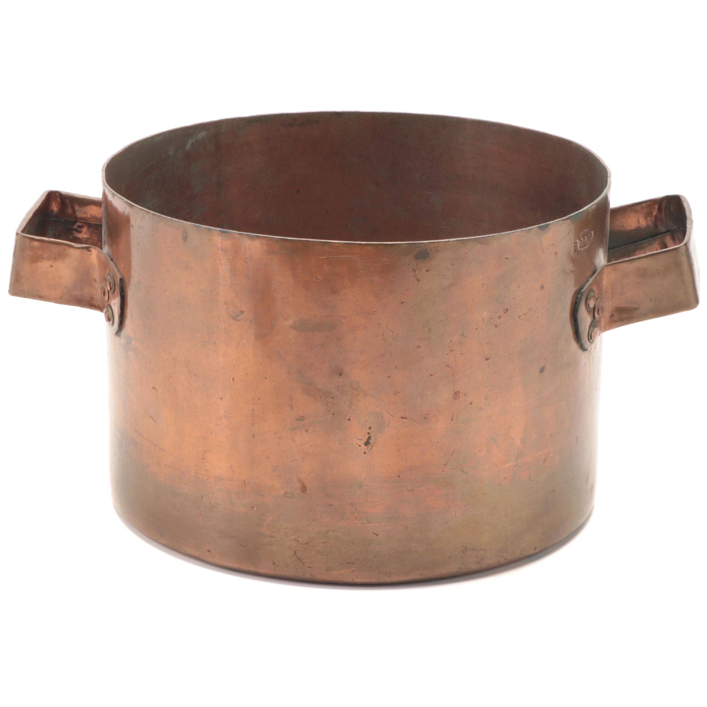 Bramhall, Deane & Co. Dovetailed Copper Handled Pot, Late 19th Century ...