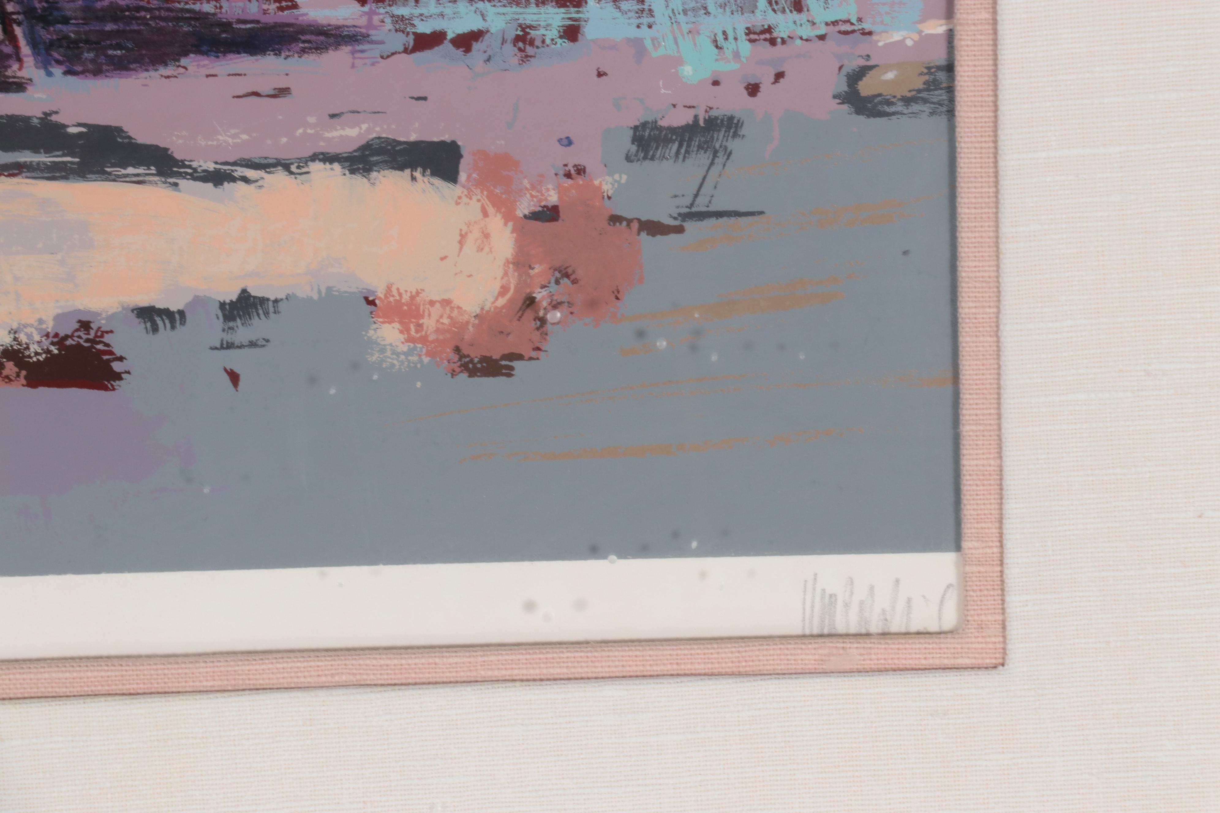 Mark King Serigraph "Cafe De Flore" | EBTH